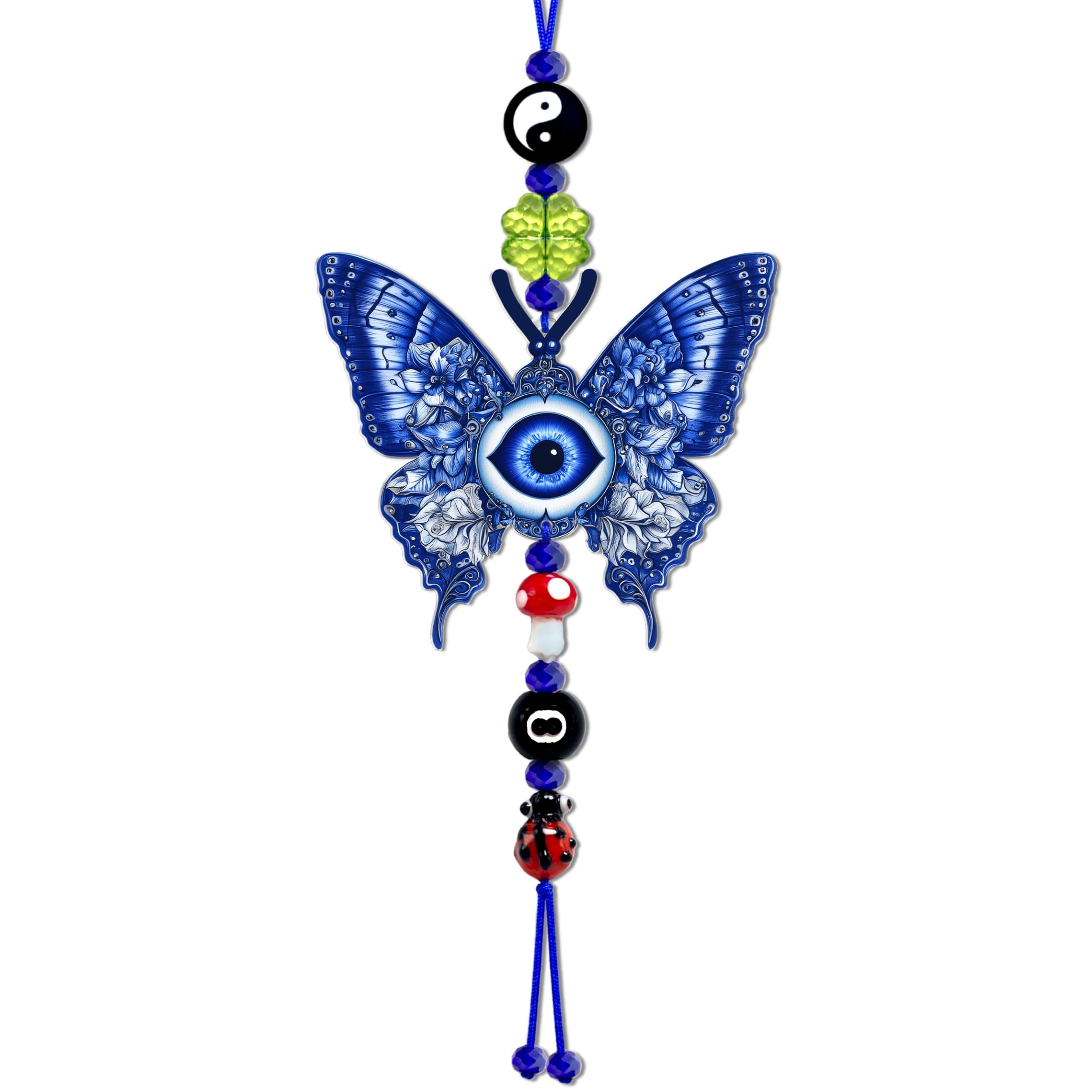 Amazon.com: Evil Eye Car Hanging Ornament, Good Lucky Days Charm, 8 ...