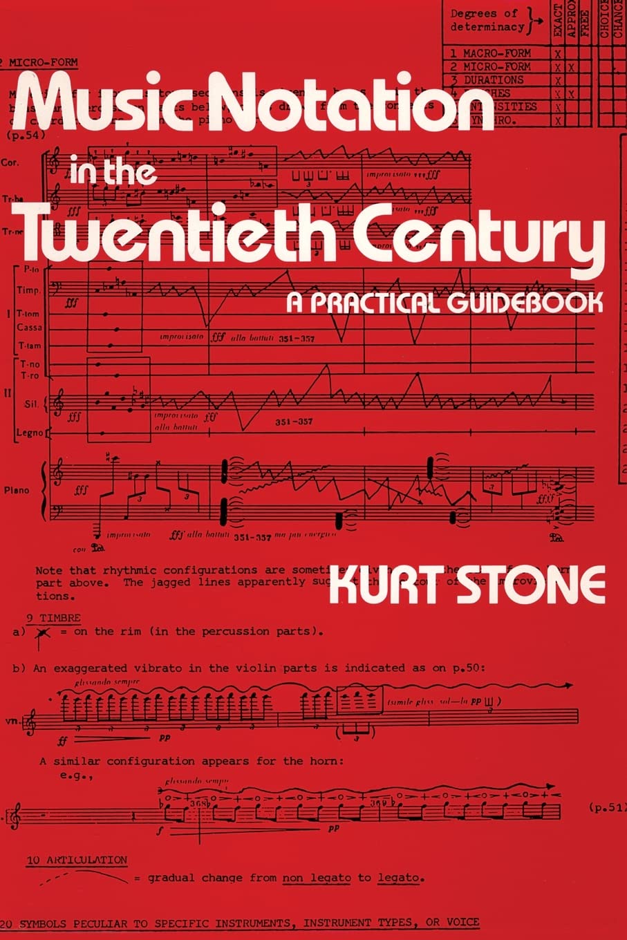 Music Notation in the Twentieth Century: A Practical Guidebook: Stone ...