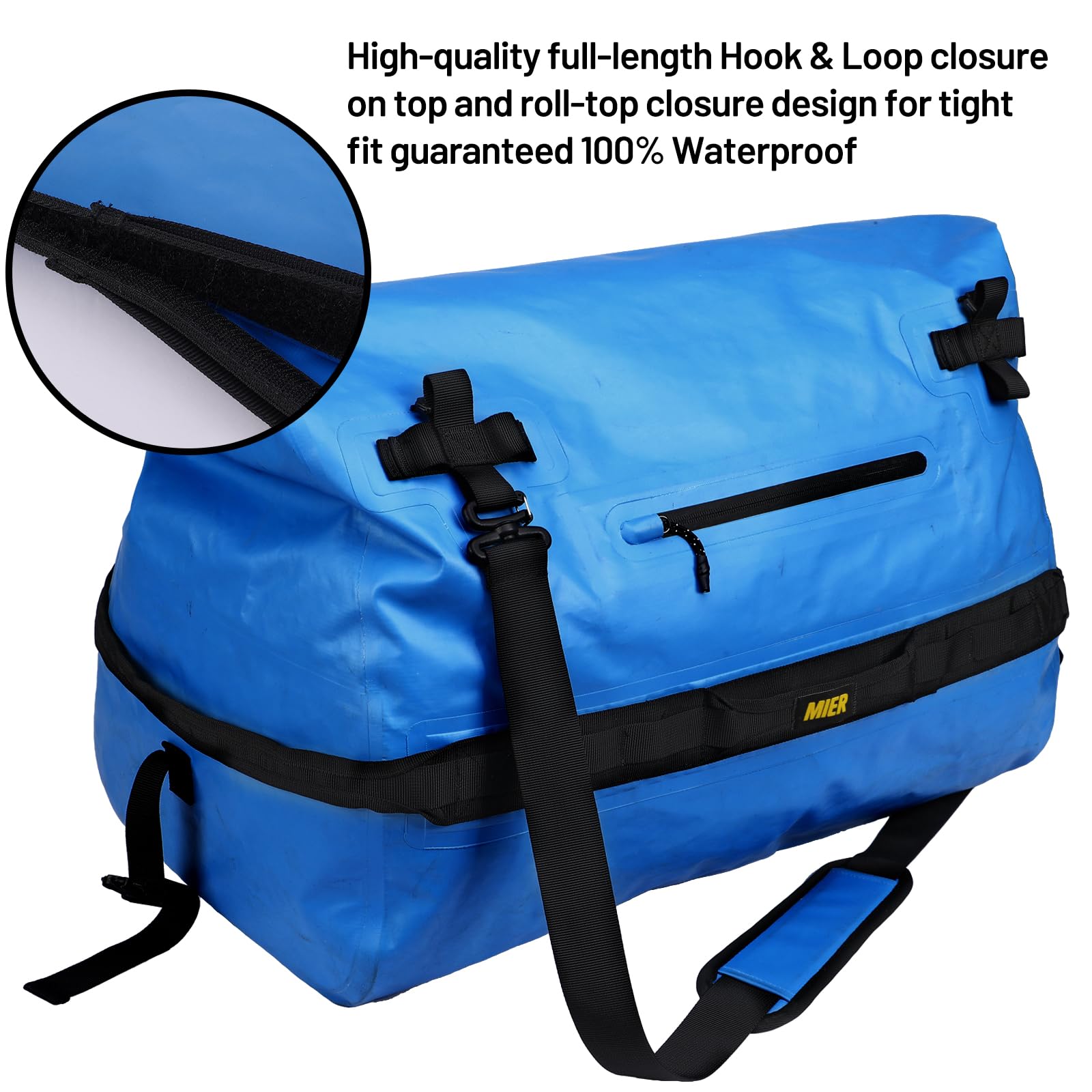 Snapklik.com : MIER Large Waterproof Duffel Bag Rolltop Dry Backpack ...