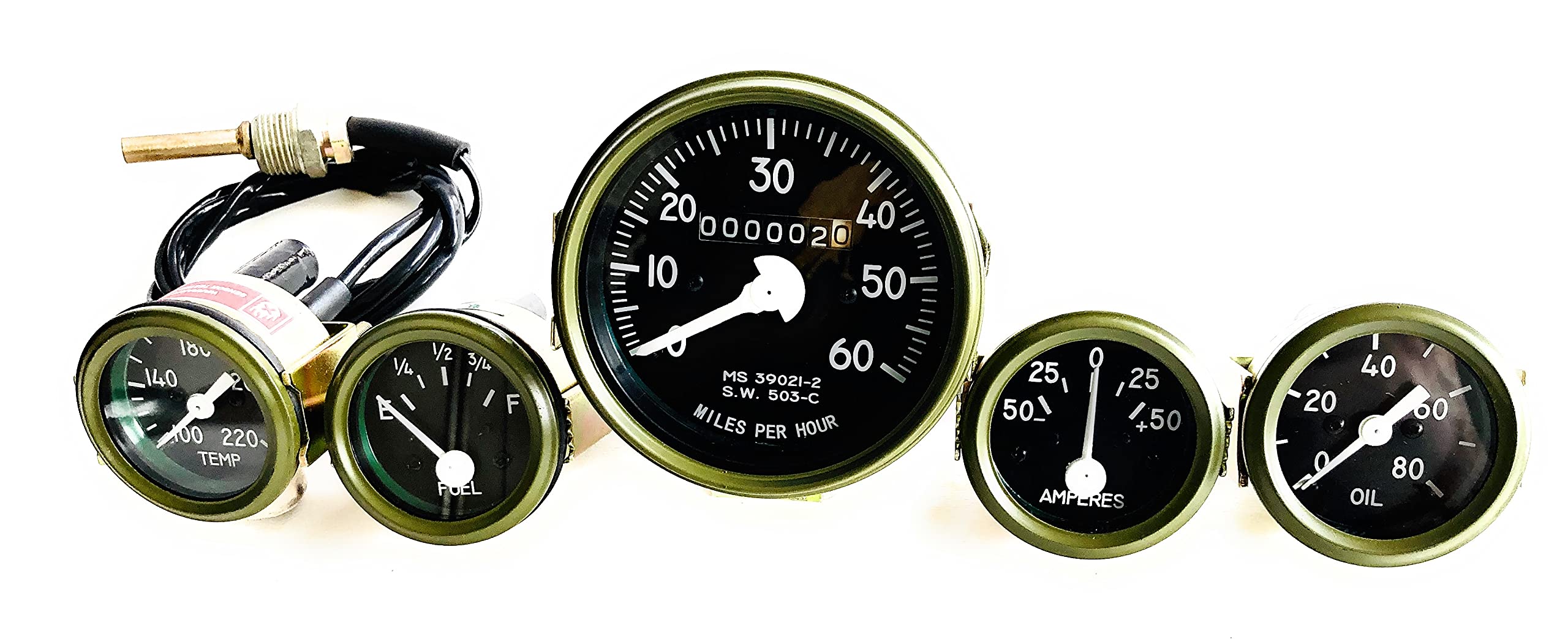 Buy COMPLETE SPEEDOMETER KIT DIAL MILES PER HOUR ASSEMBLY AND GAUGE KIT ...