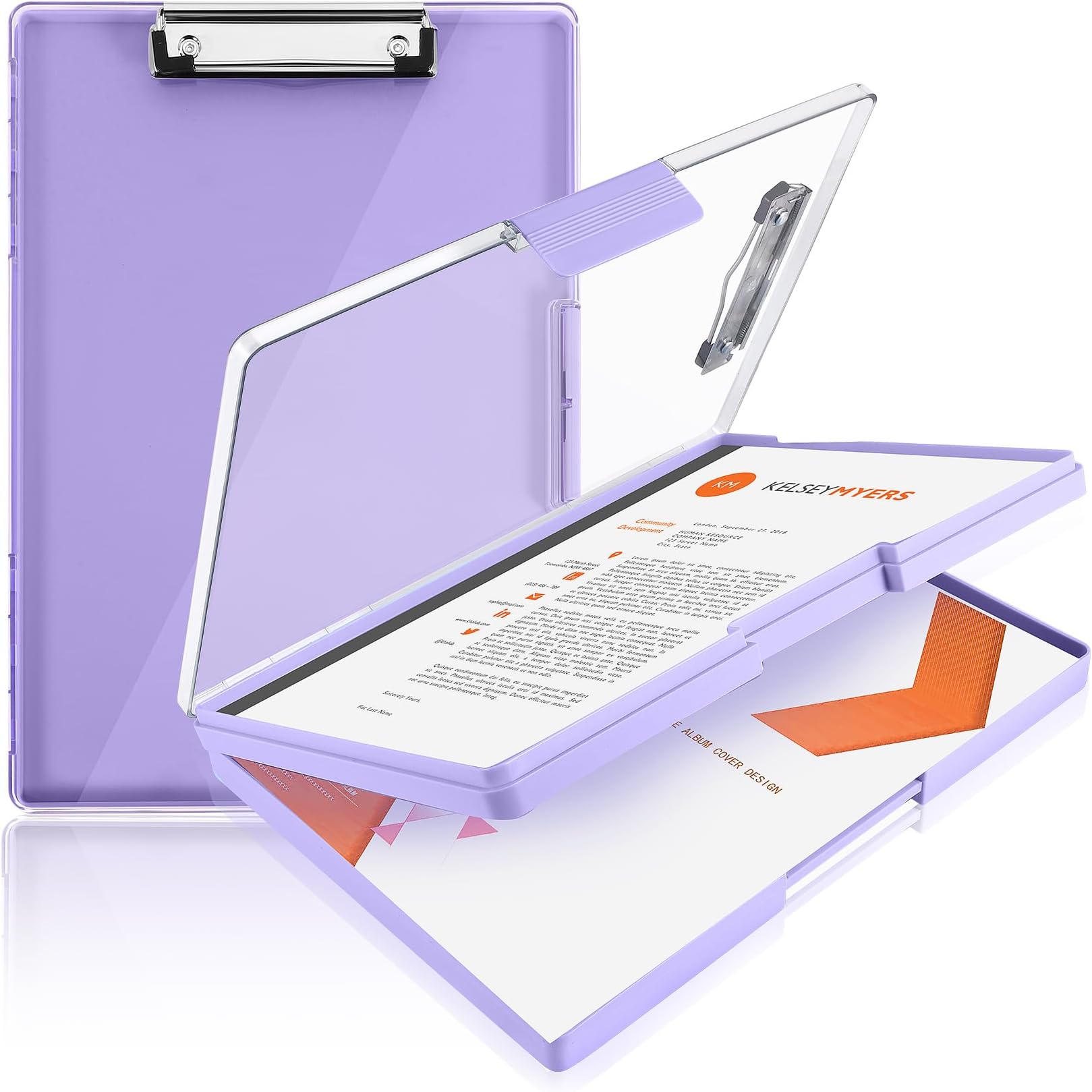 Kaneorooir A4 Clipboard with Storage Compartment,Folder Nursing ...