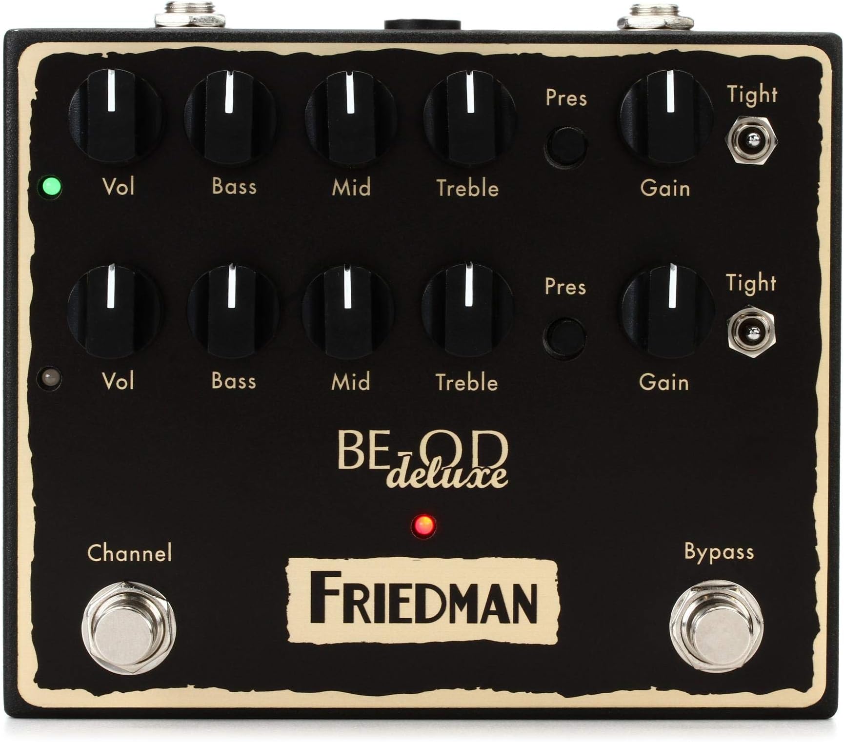 Friedman Amplification BE-OD Deluxe Dual Overdrive Pedal de efectos de ...