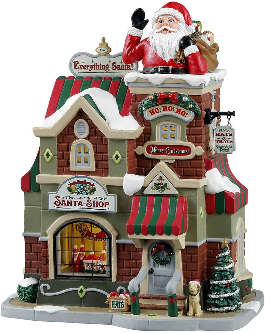 Amazon.com: Lemax The Santa Shop #35039 : Home & Kitchen