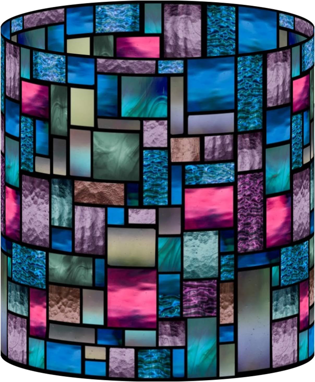 LampPix 10.00 Inch Table Lamp Shade - Lavender Desk Lamp Canvas Desk ...