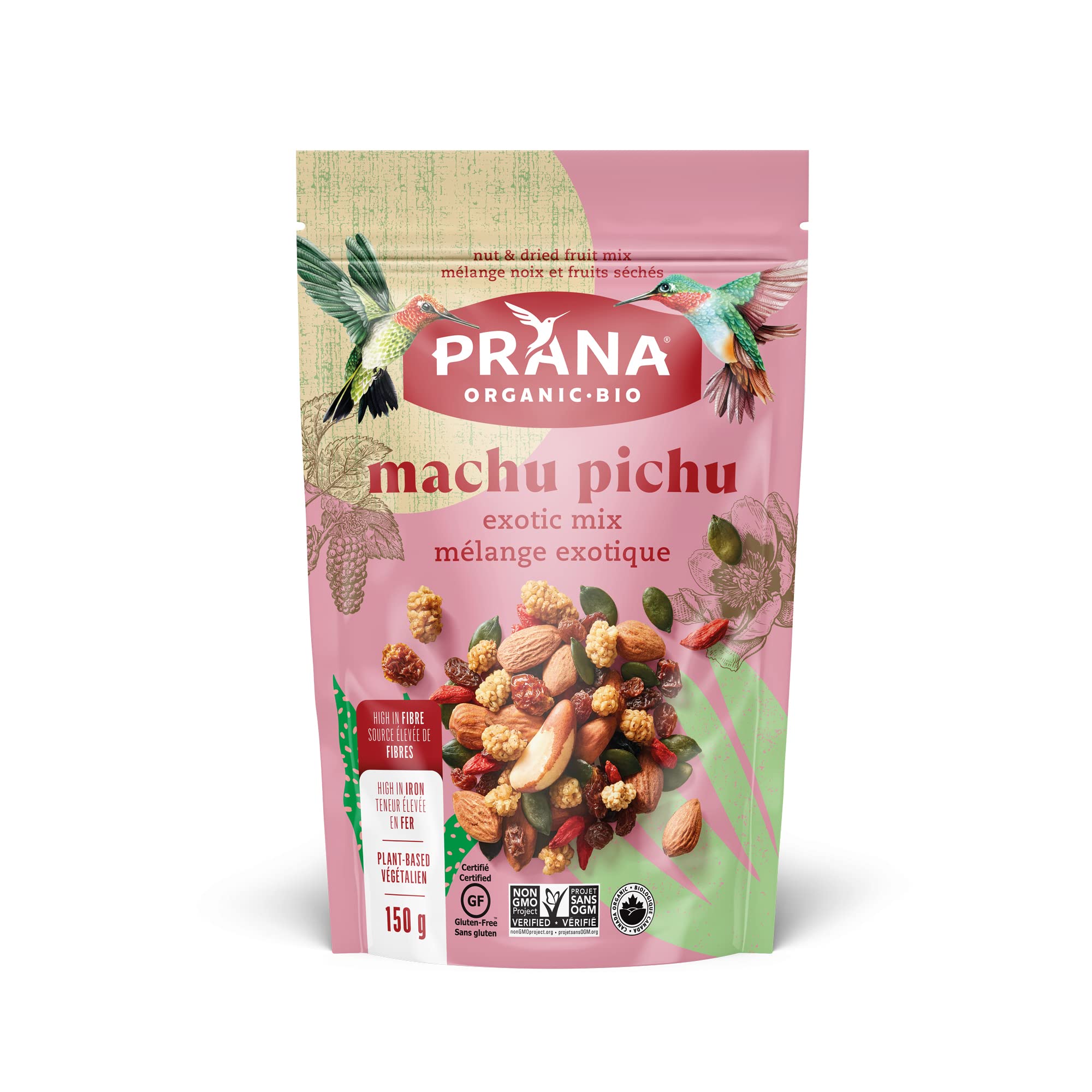 Prana Machu Pichu - Exotic Fruit & Nut Mix | Organic Trail Mix | Non ...