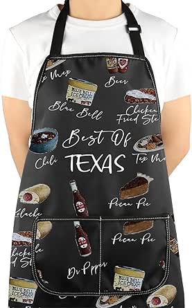 Amazon.com: VAMSII Texas Lover Gift Best of Texas Apron With Pockets ...