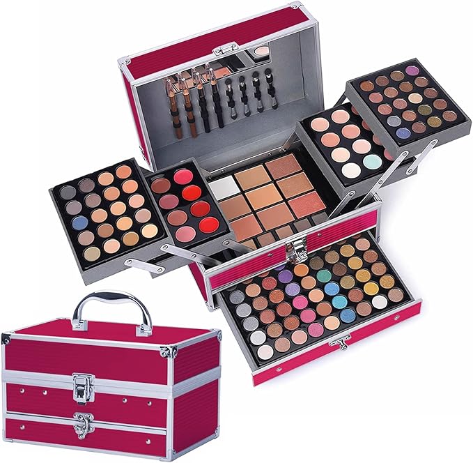 132 colores Kit de maquillaje todo en uno, Estuche profesional de ...