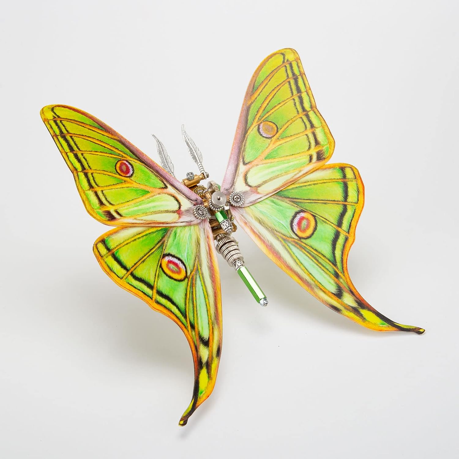 Wuba Kit de rompecabezas de metal 3D, ensamblaje mecánico de mariposa ...