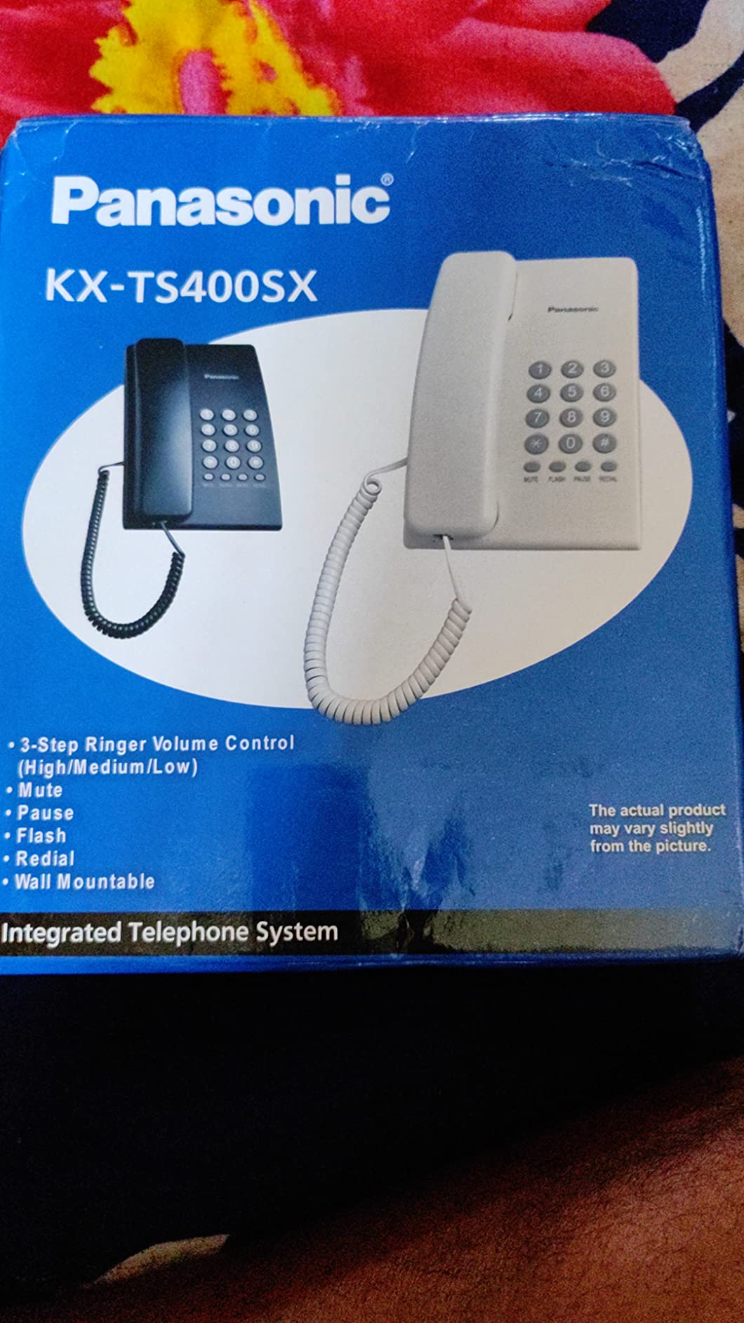 Panasonic KX-TS400SX Integrated Corded Telephone System, Black : Amazon ...