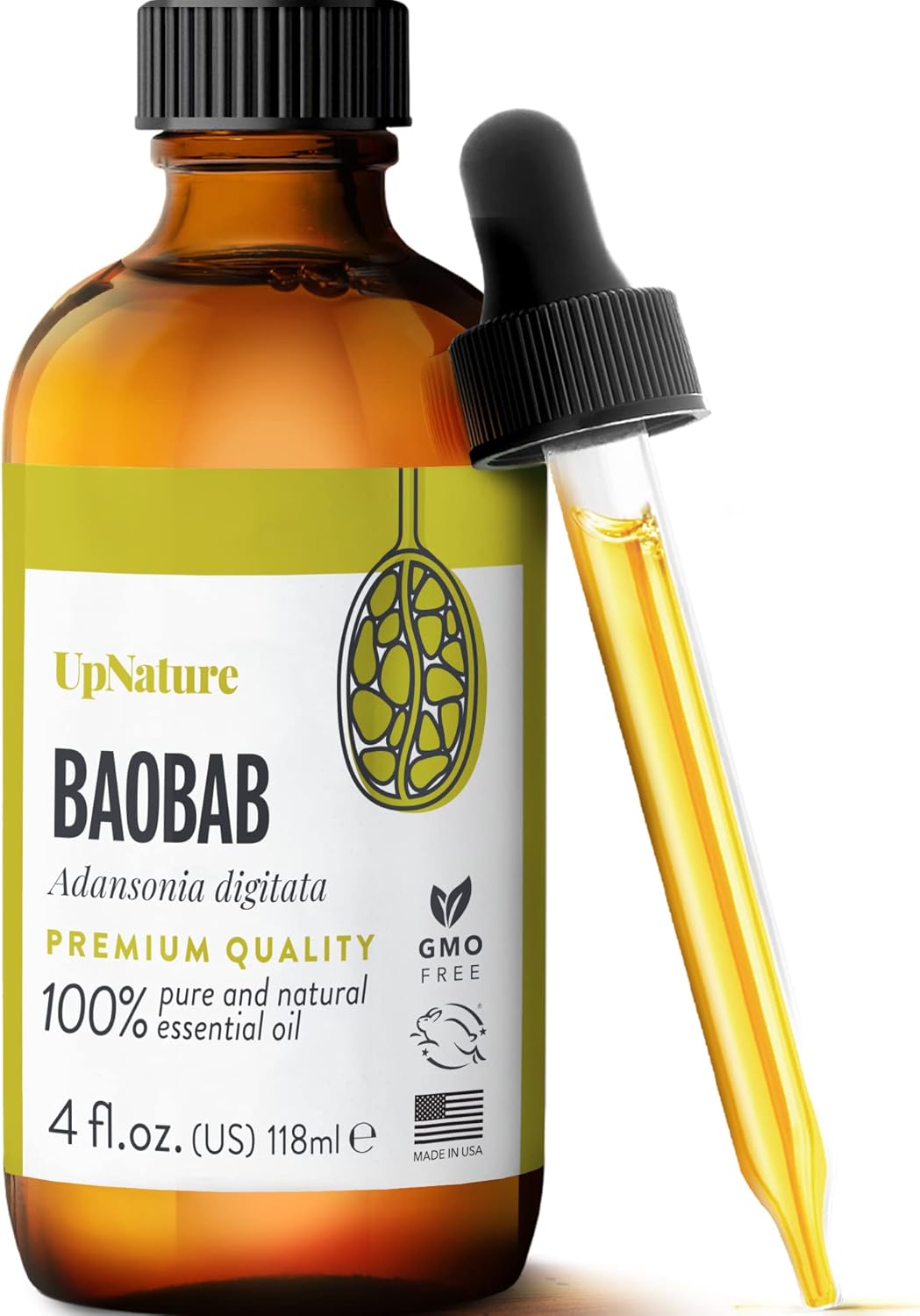 Aceite de baobab de 4 onzas, aceite de baobab 100% puro y natural ...