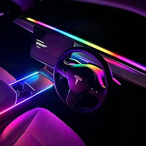 Amazon.com: Add-On Model 3 Y Tesla Interior Lights (Front Dashboard ...