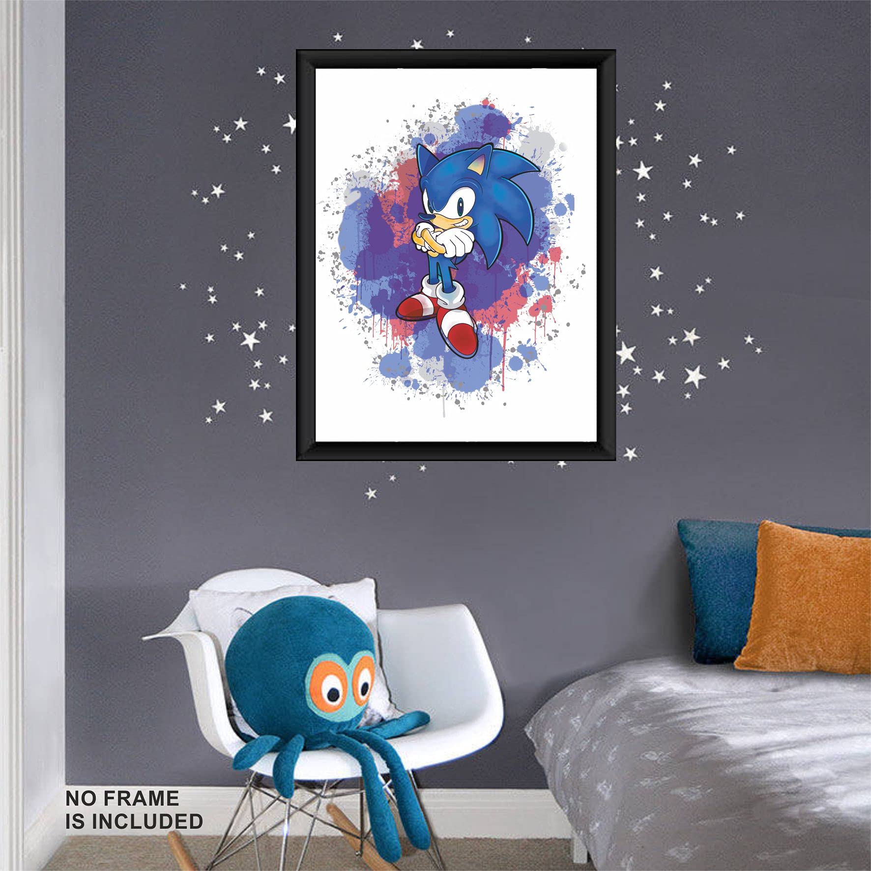 Buy Print A To Z - Sonic The Hedgehog Movie Watercolor Poster Prints ...