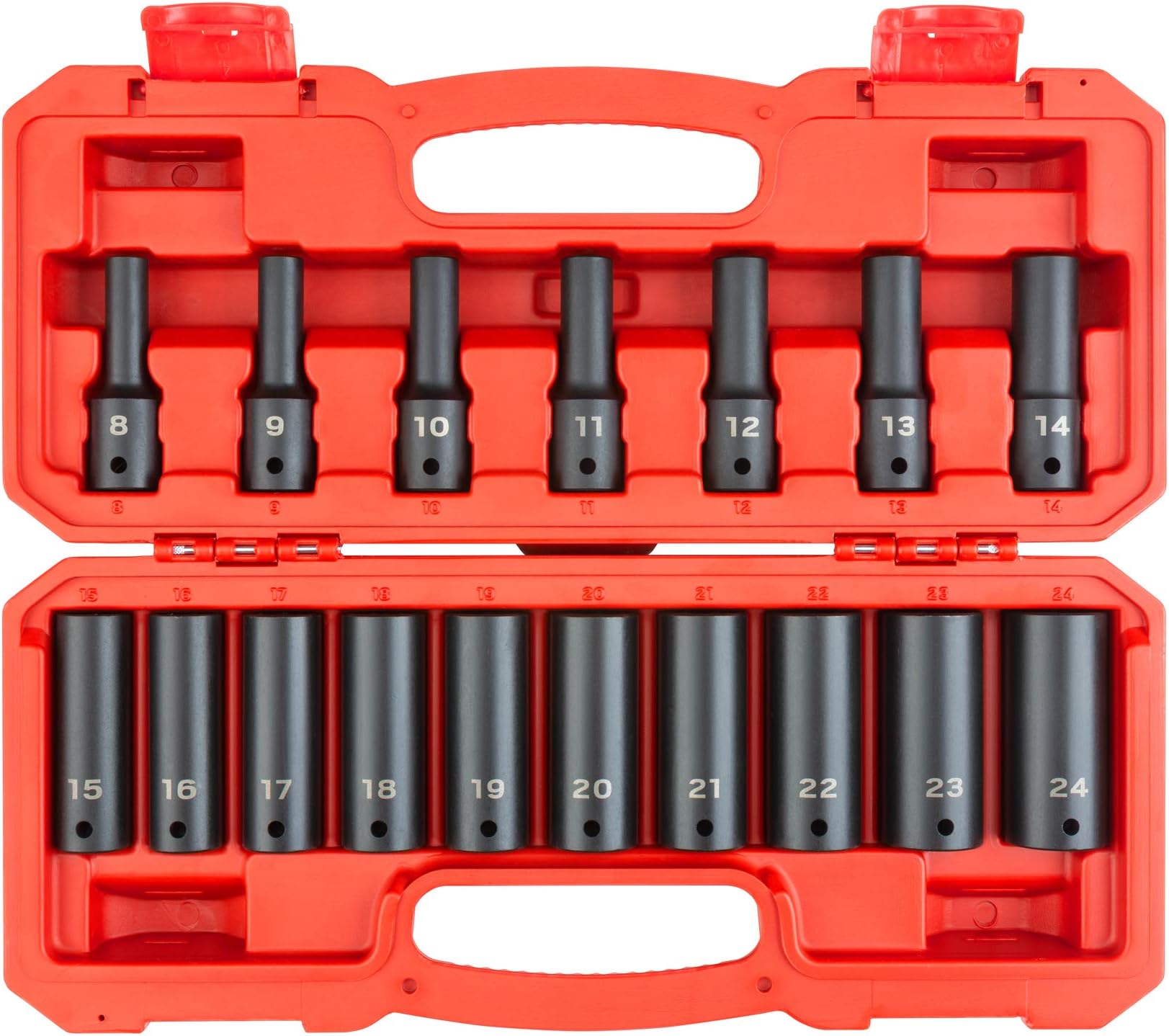Amazon.com: Husky 3/8 in. Drive Thin Wall Deep Impact Socket Set SAE ...