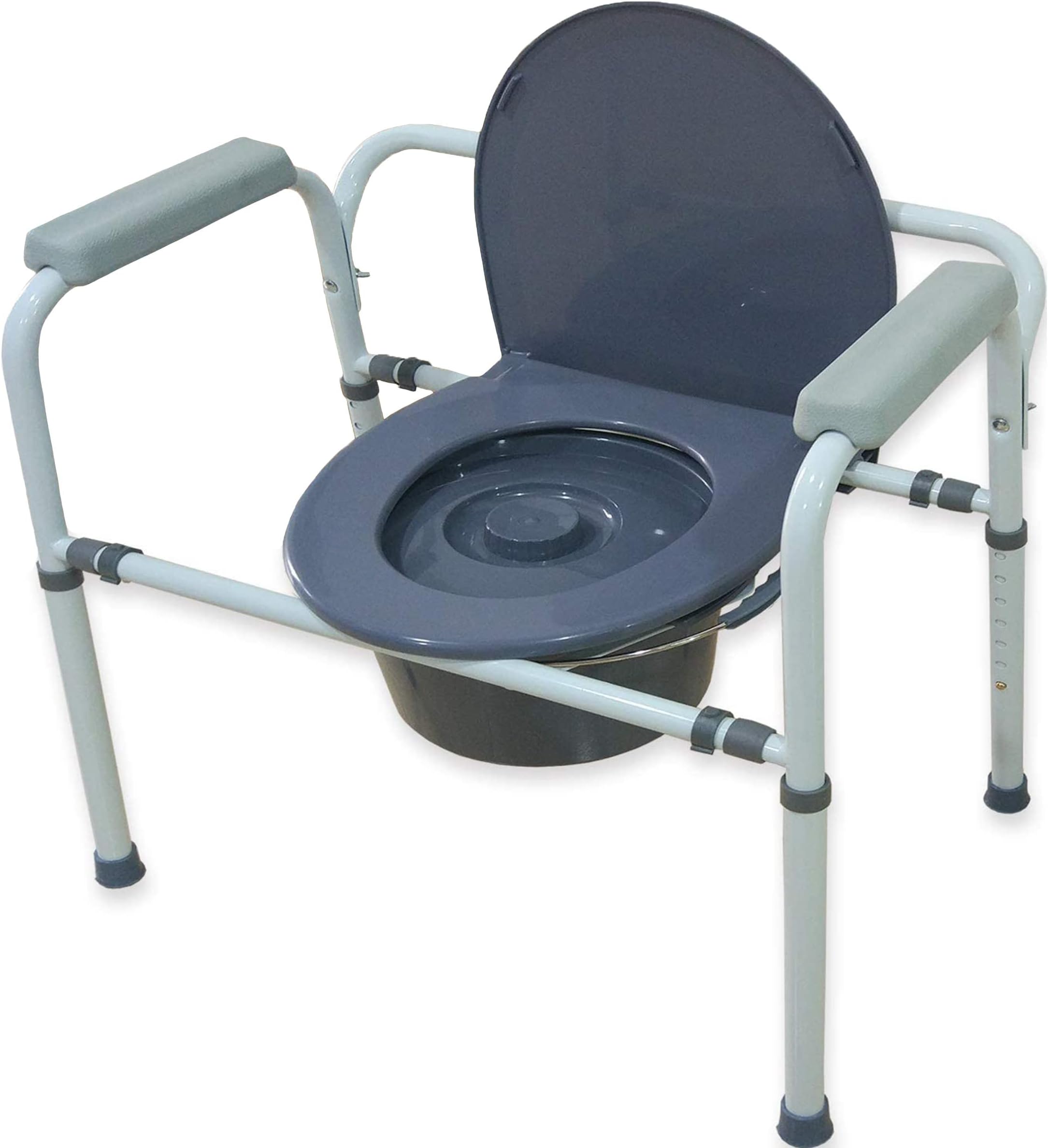 Amazon.com: Medokare Bedside Commode Chair - Heavy-Duty Raised Toilet ...