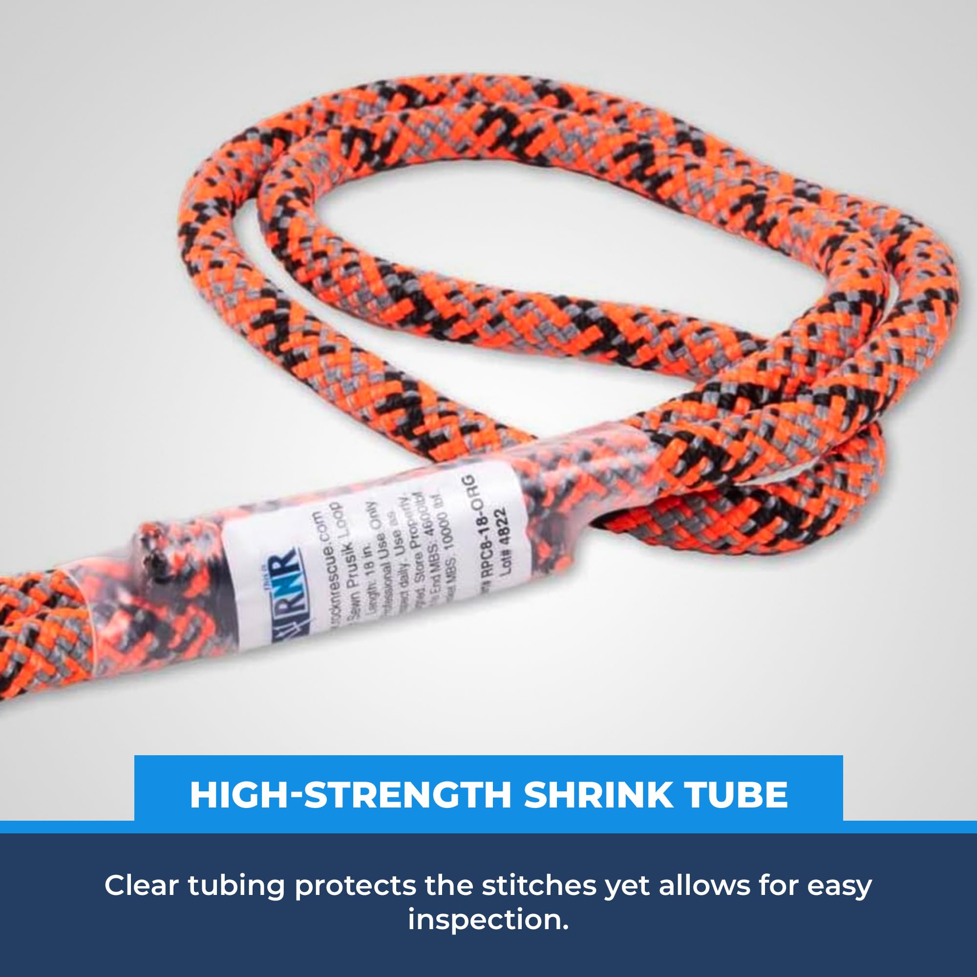 Snapklik.com : Rock-N-Rescue 8mm Sewn Prusik Loops - Made In USA