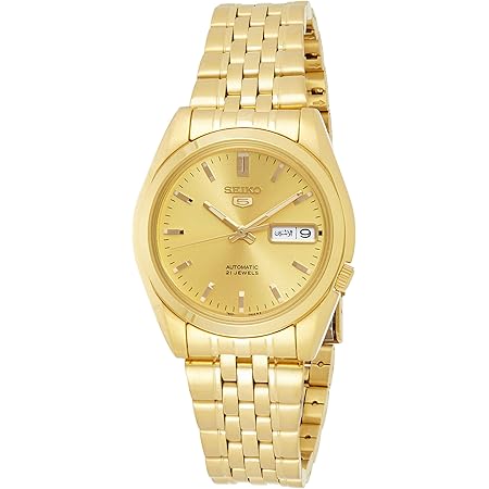 Amazon.com: Seiko Seiko 5 Automatic Gold Dial Men's Watch SNKN96J1: Watches