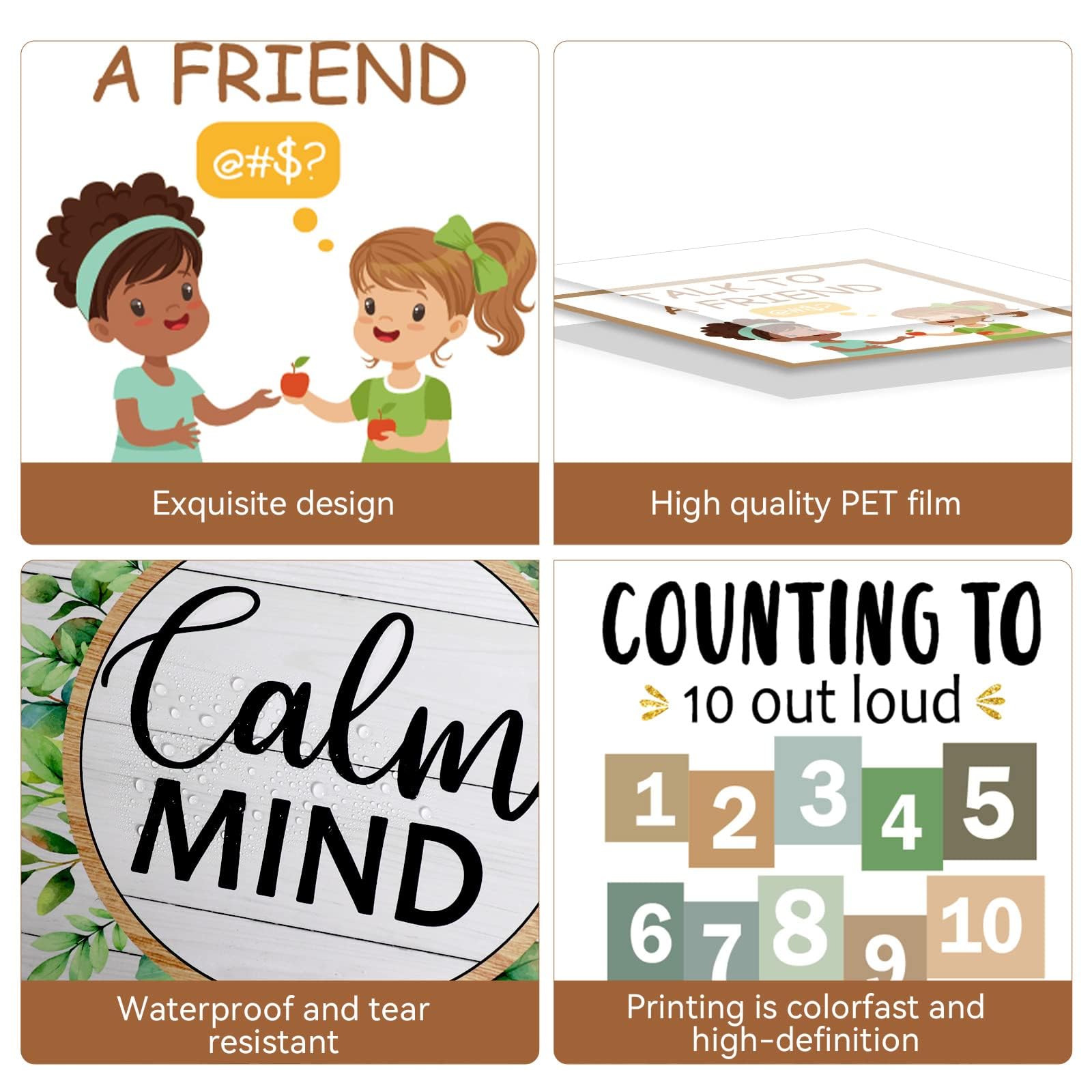 Snapklik.com : Eucalyptus Calming Corner Classroom Bulletin Board Set ...
