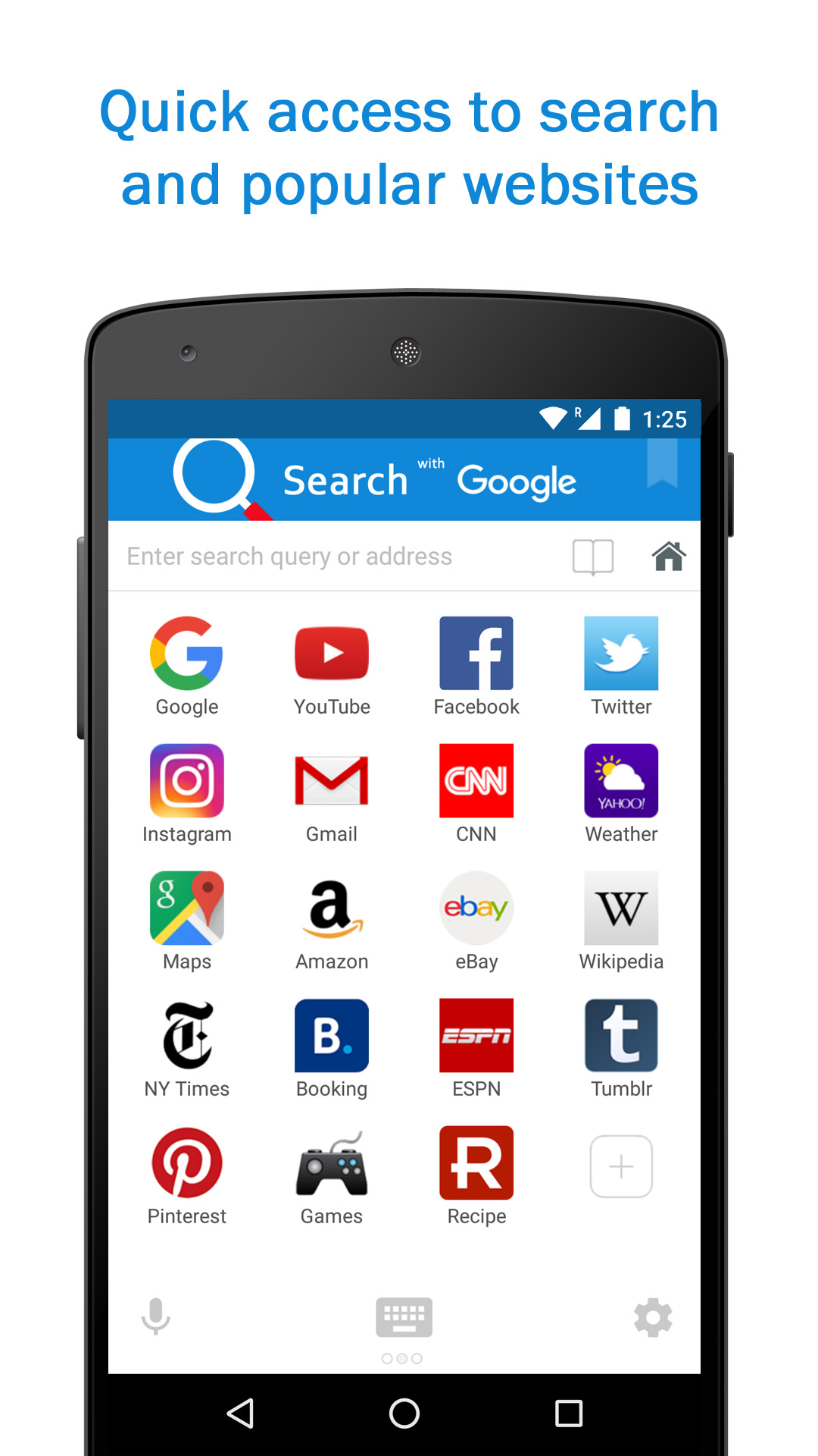 Smart Search & Web Browser – light & fast - App on Amazon Appstore