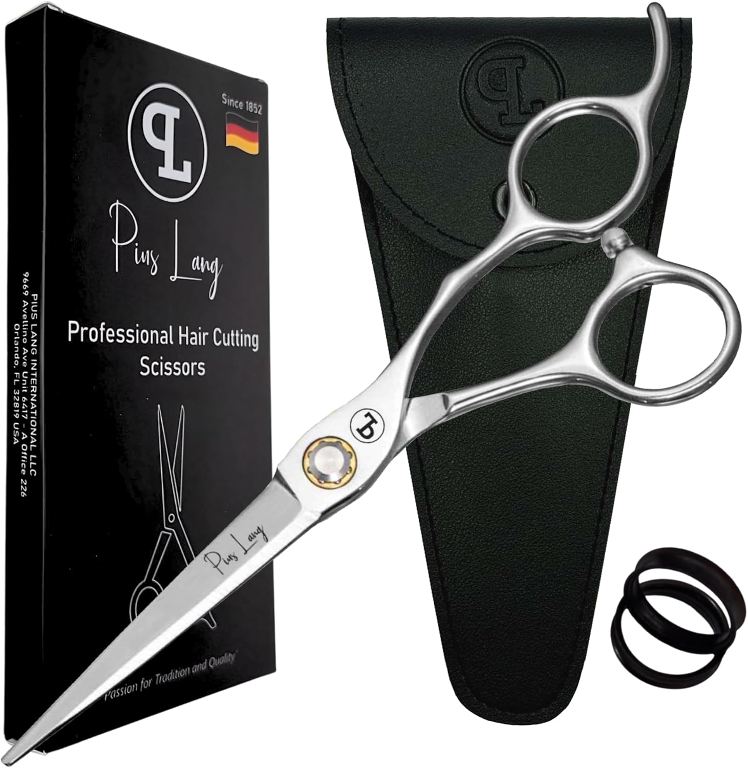 Amazon.com: Pius Lang Professional 6.5” Hair Cutting Scissors – German ...