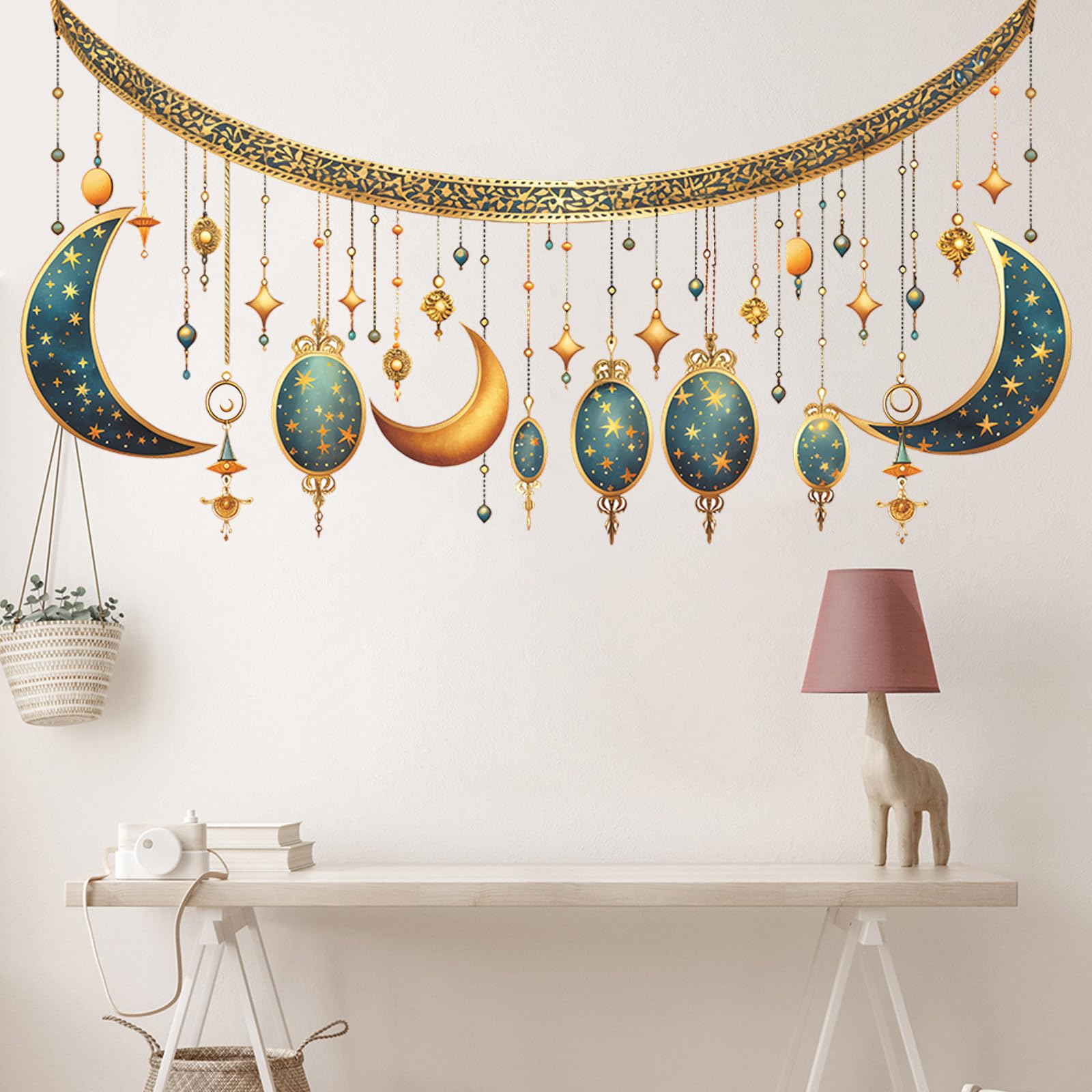 Amazon.com: Ramadan Wall Stickers Islamic Muslim Wall Decals Hanging ...