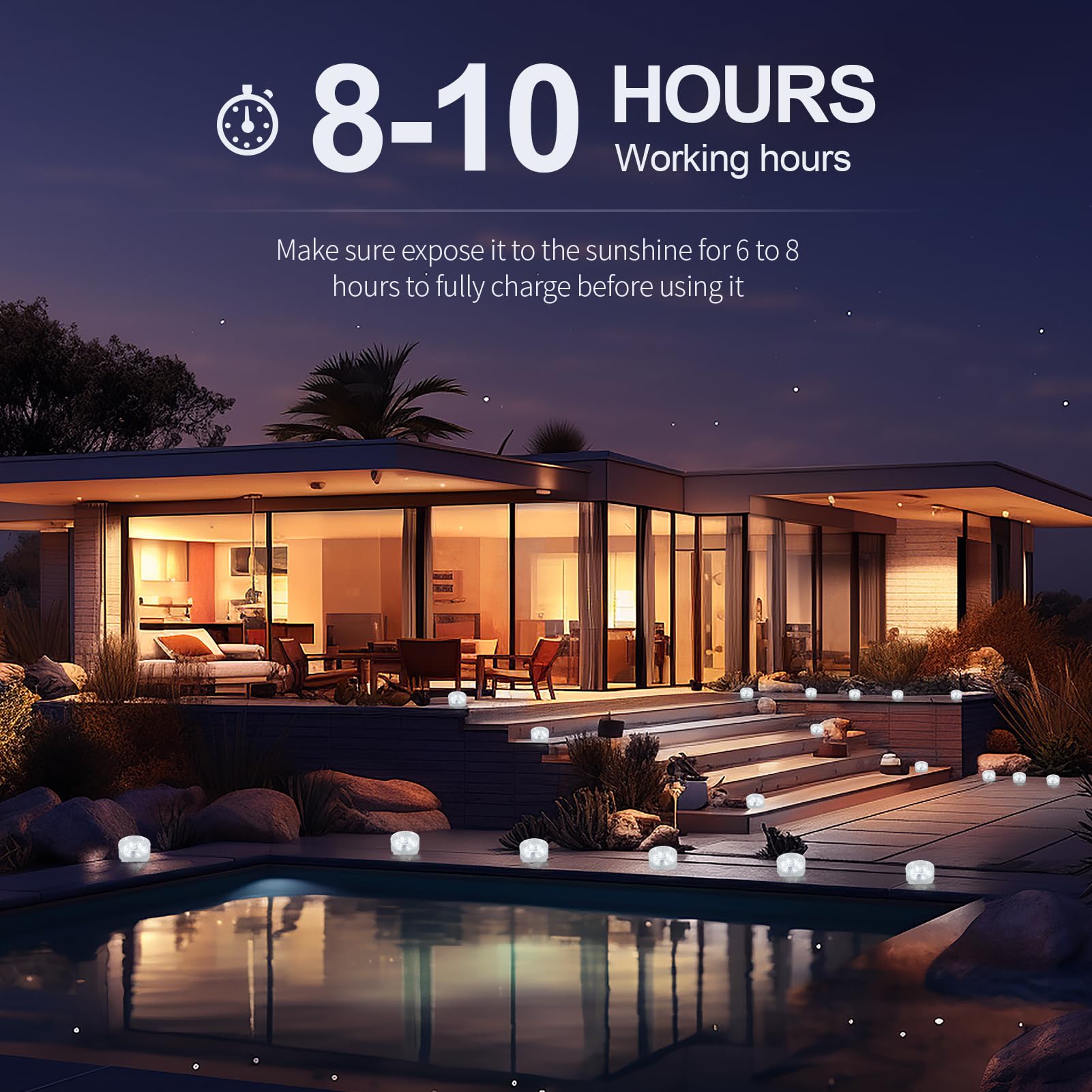 Snapklik.com : Solar Brick Lights-Outdoor Solar Lights For Yard-Solar ...