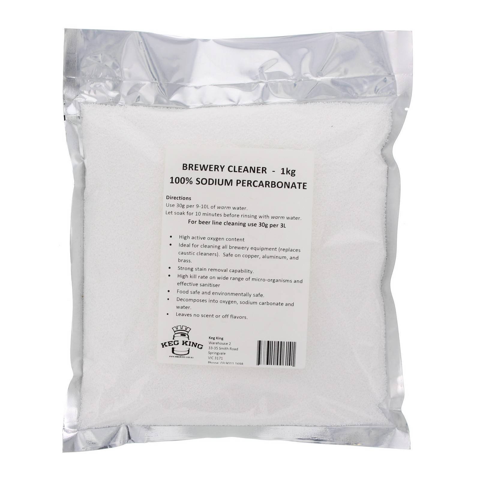 Pure Sodium Percarbonate Brewery Cleaner 950g Very Powerful Best Choice ...