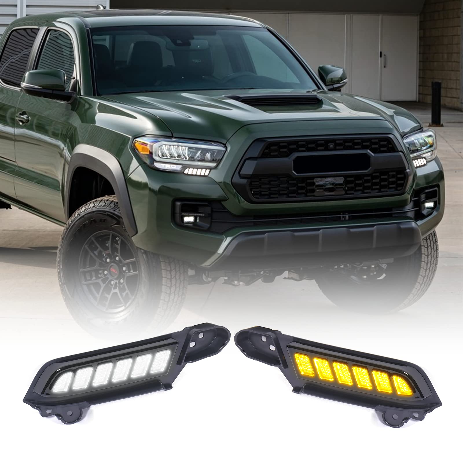Amazon.com: LED Daytime Running Lights For 2016 2017 2018 2019 2020 ...