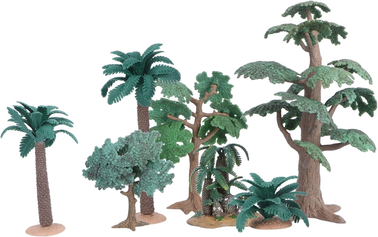 Amazon.com: Toyvian 1 Set Simulation Tree Model Miniature Train ...