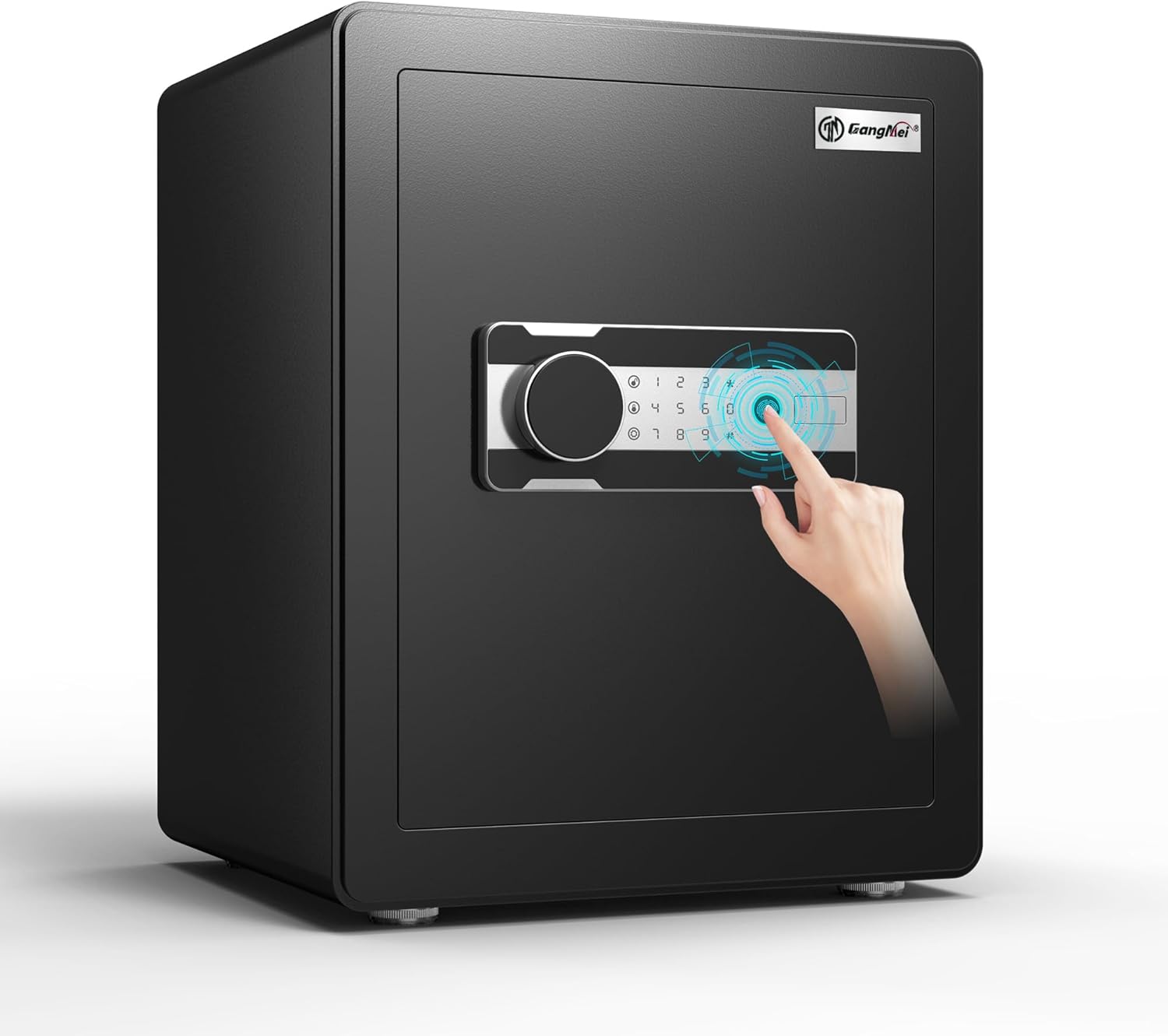 GangMei Fingerprint Home Safe Box, 2 Cubic Feet Digital Security Safe ...