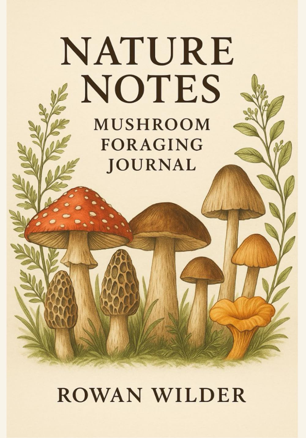 Nature Notes: Mushroom Foraging Journal: A Guided Logbook for Recording ...