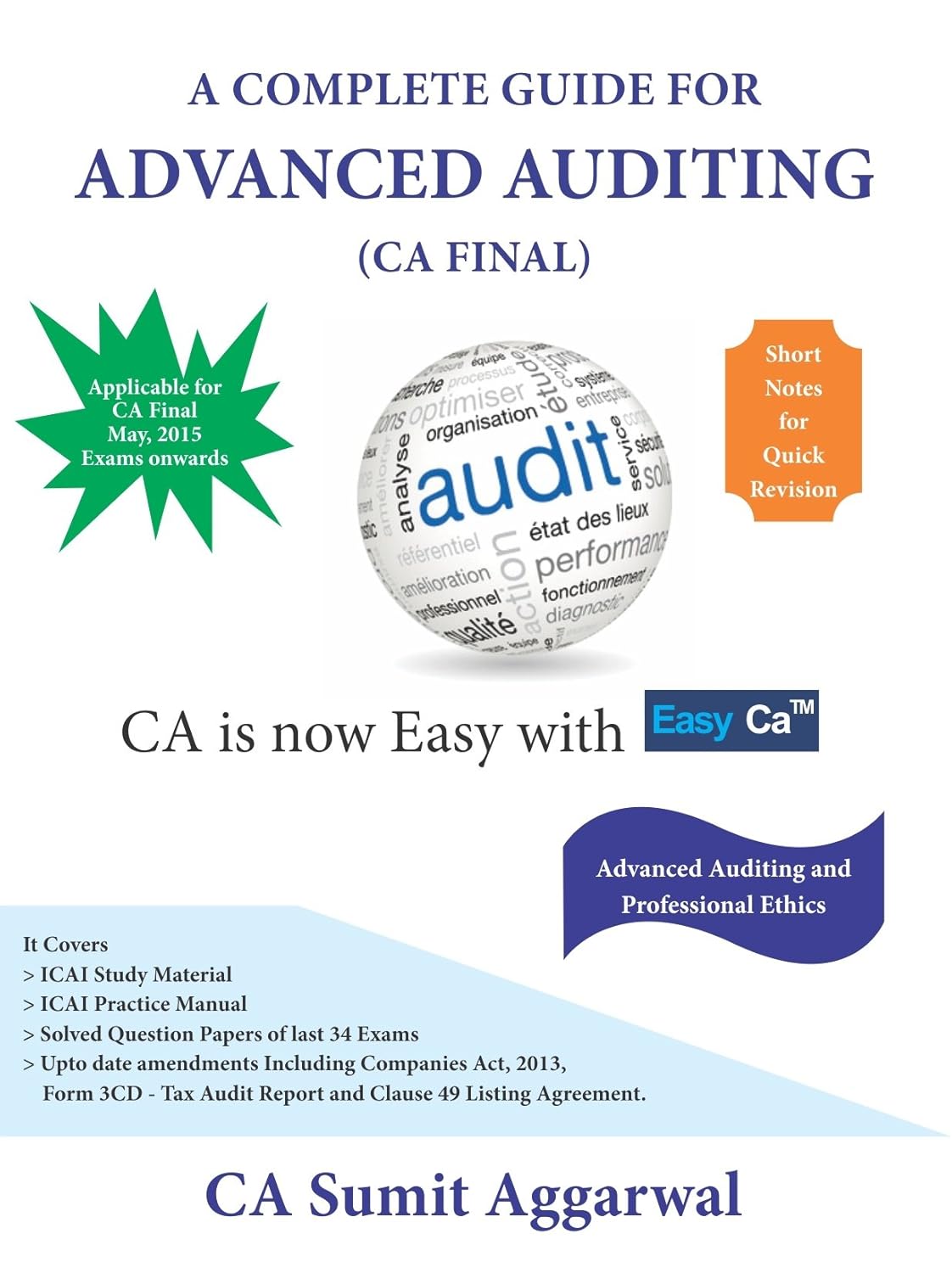 Buy A Complete Guide for Advanced Auditing (CA Final) Book Online at ...