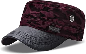 CACUSS Baseballkappe für Herren, Baumwolle, Kadettenmütze, Militär ...