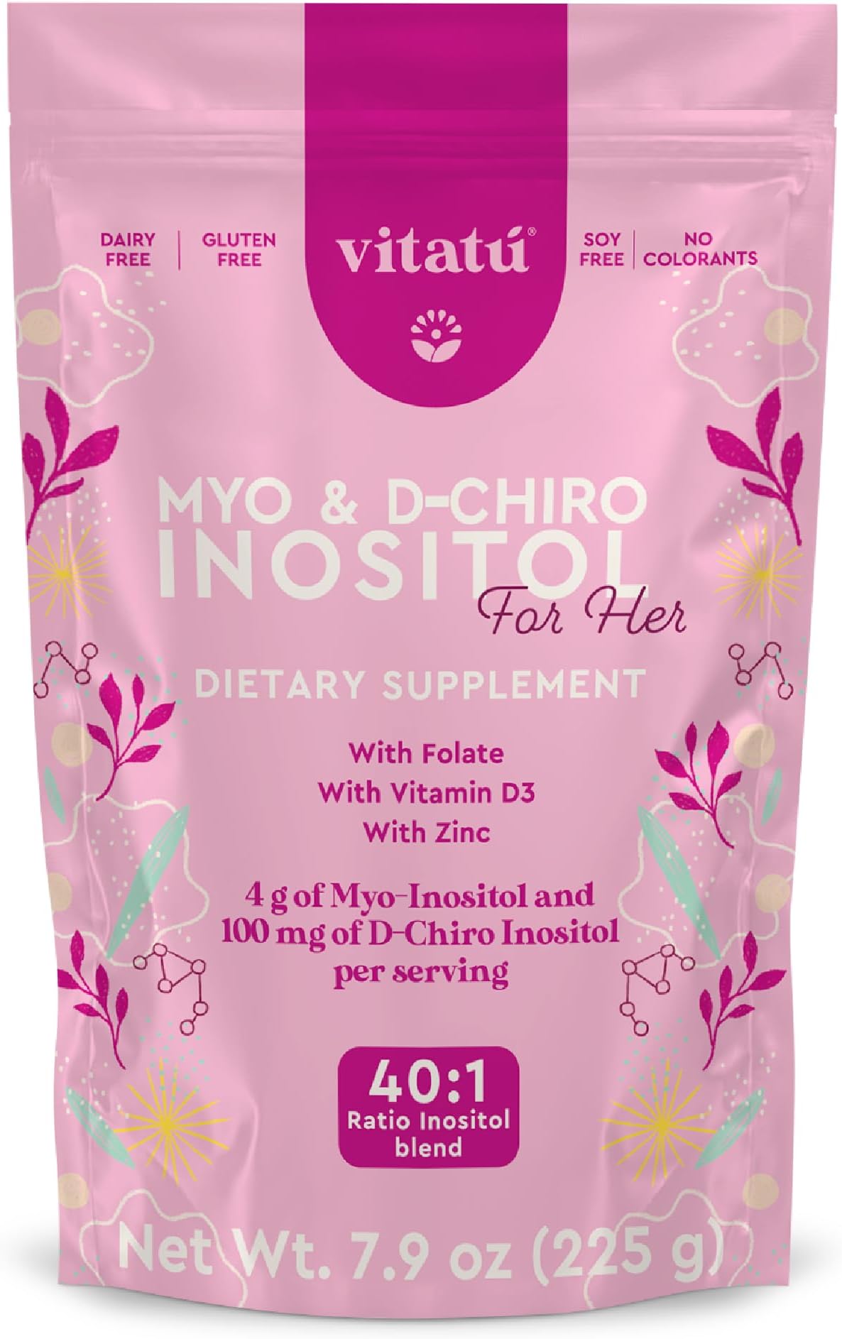 Amazon.com: Premium Inositol Supplement - Myo-Inositol and D-Chiro ...