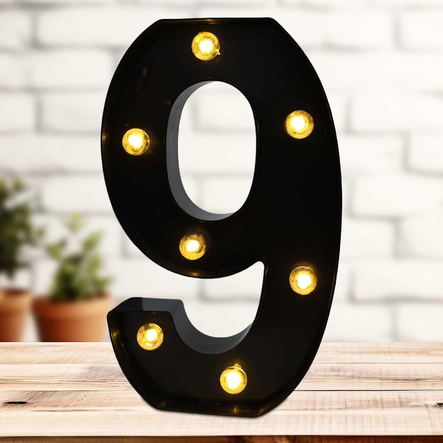 Amazon.com: LED Marquee Numbers, 8.58 Inch Led Light Up Numbers for ...