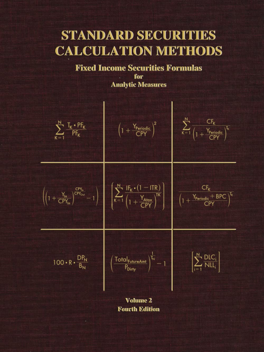 Standard Securities Calculation Methods - Fixed Income Securities ...