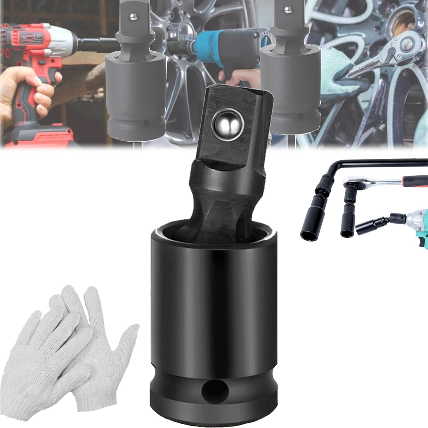 Ultimate Swivel Impact Socket Set, Impact Swivel Socket Set, Universal ...