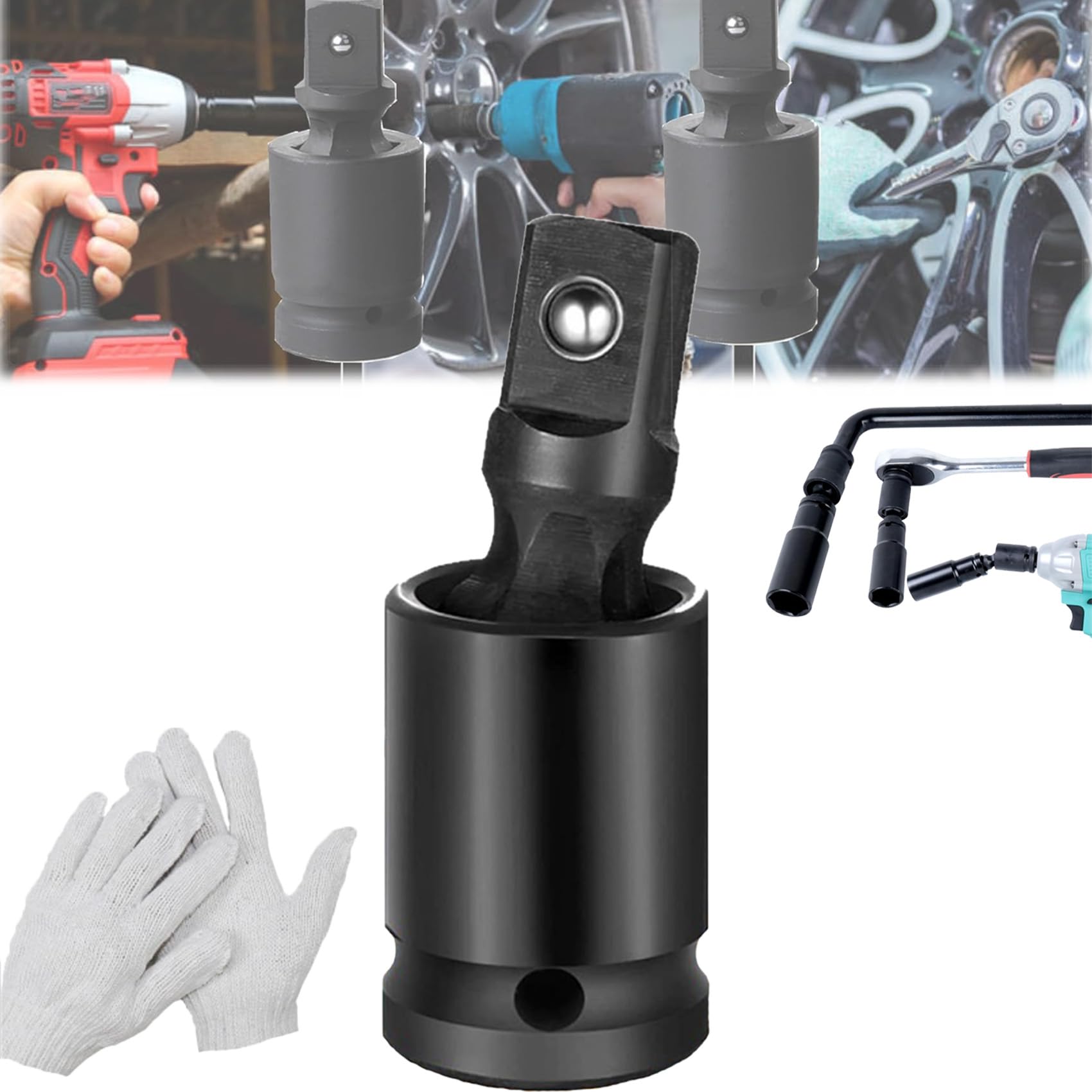 Ultimate Swivel Impact Socket Set, Impact Swivel Socket Set, Universal ...