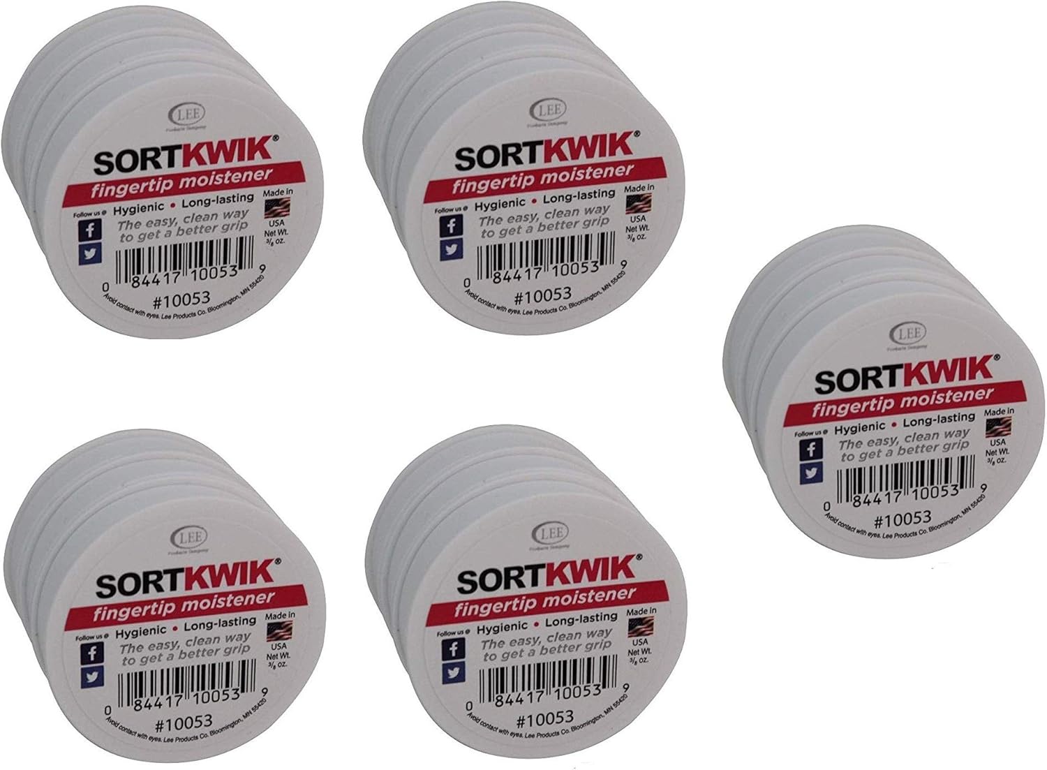 Amazon.com : LEE 10053 Sortkwik Fingertip Moisteners, 3/8 oz, Pink ...