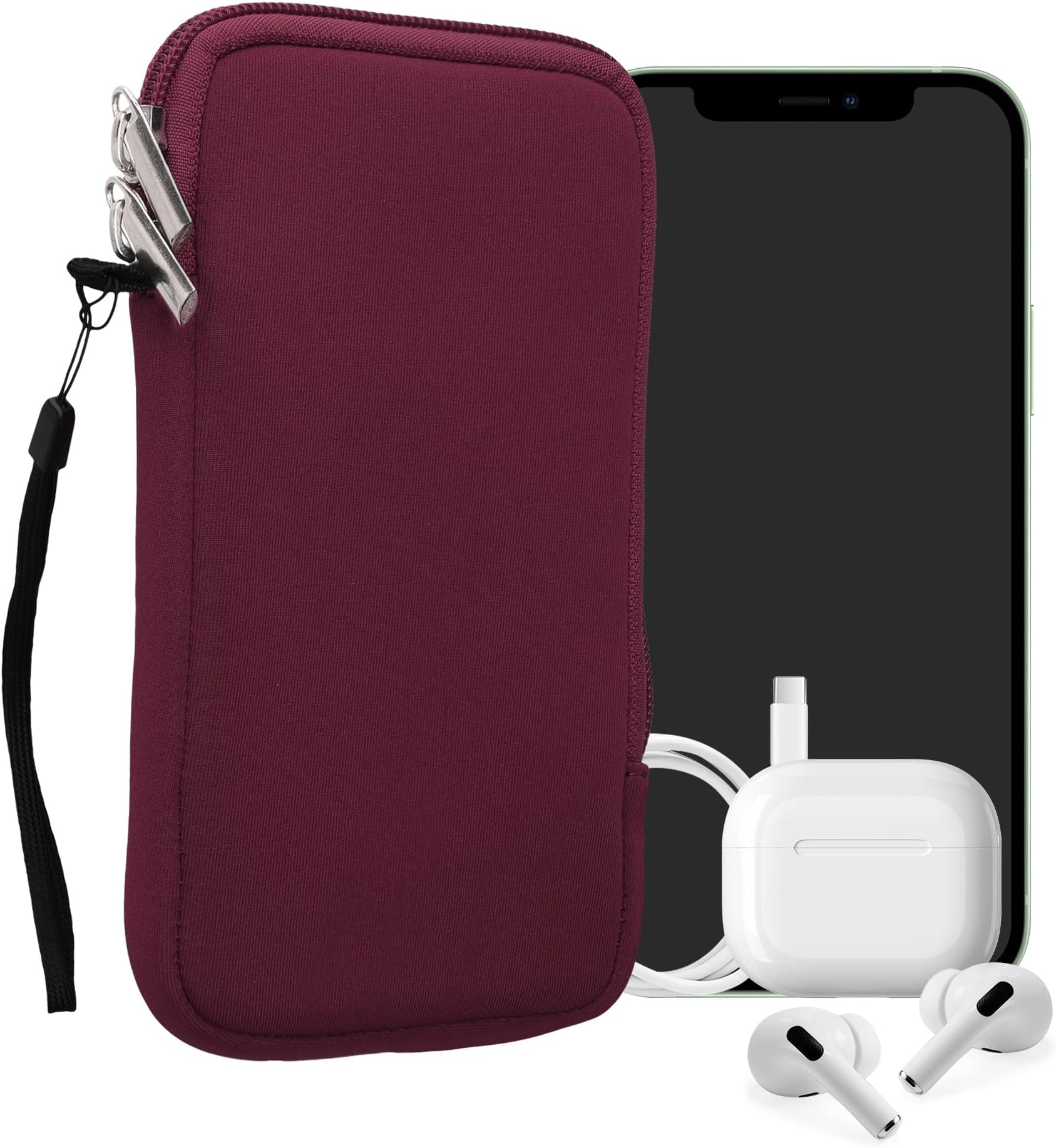 Amazon.com: kwmobile Neoprene Phone Pouch Size XL - 6.7/6.8 ...