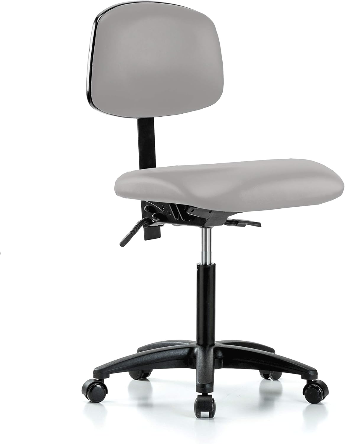 Amazon.com: Perch Rolling Lab Chair with Adjustable Back Support ...
