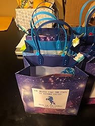 Amazon.com: TINYMILLS Galaxy Outer Space Party Favor Treat Bags with ...