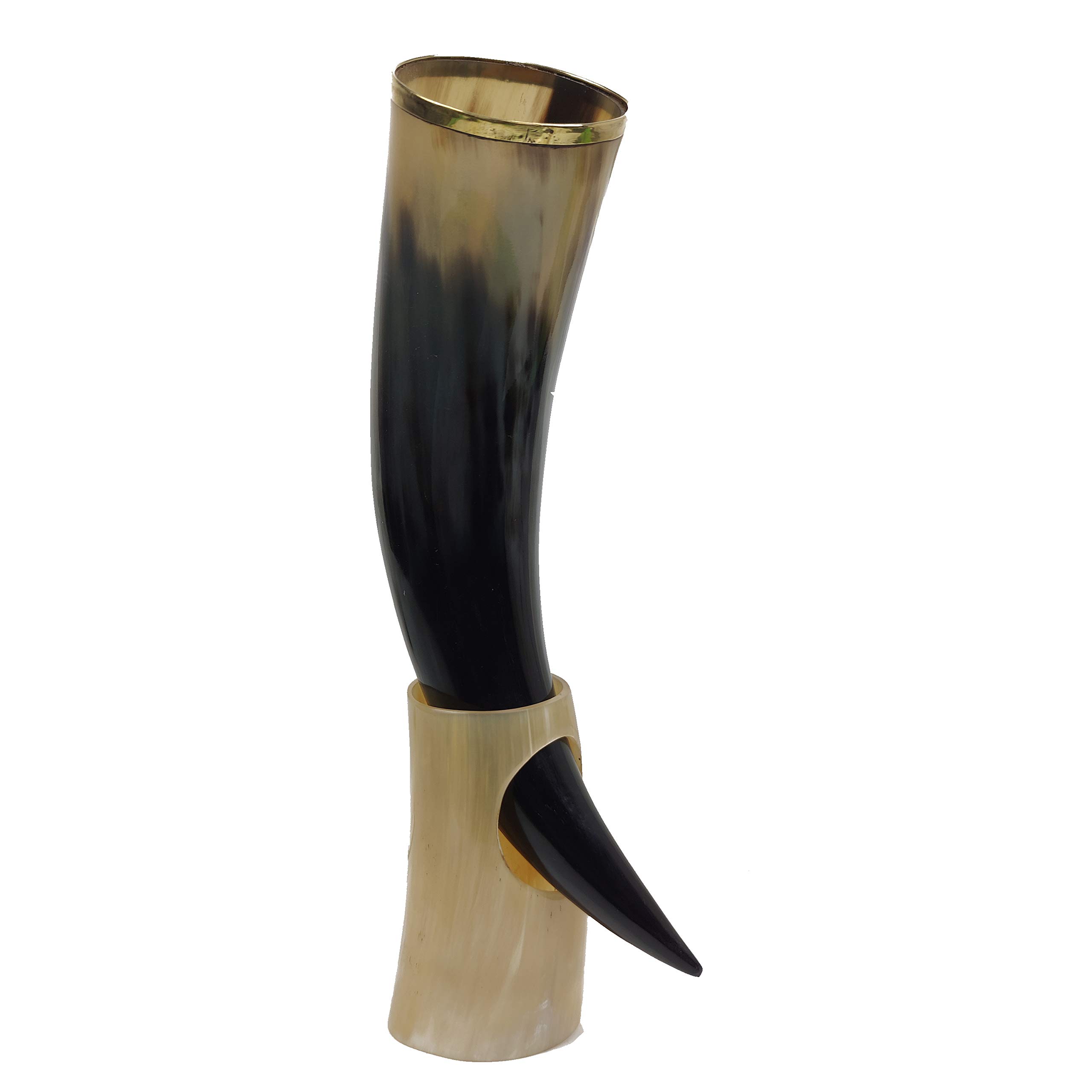 Medieval Norse Ale Genuine 12" Ox-Horn Large Viking Drinking Horn With ...