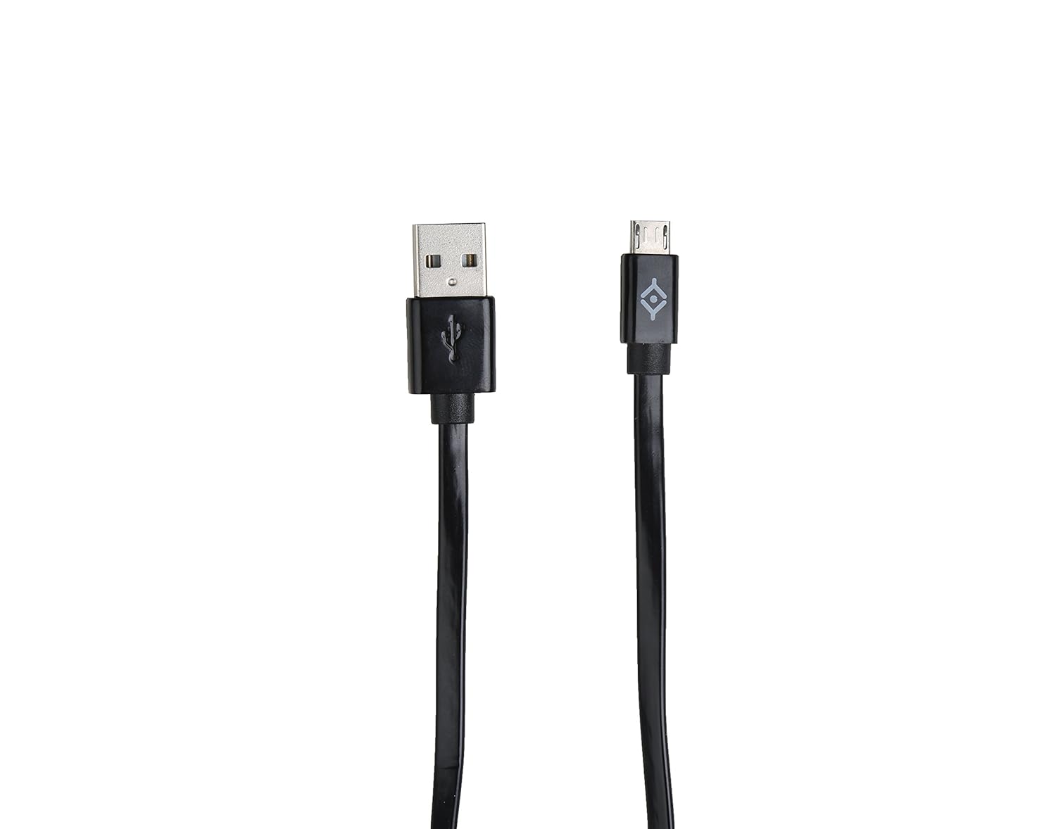 Reconnect Charge/Sync Micro USB Cable Black: Flat and Tangle Free ...