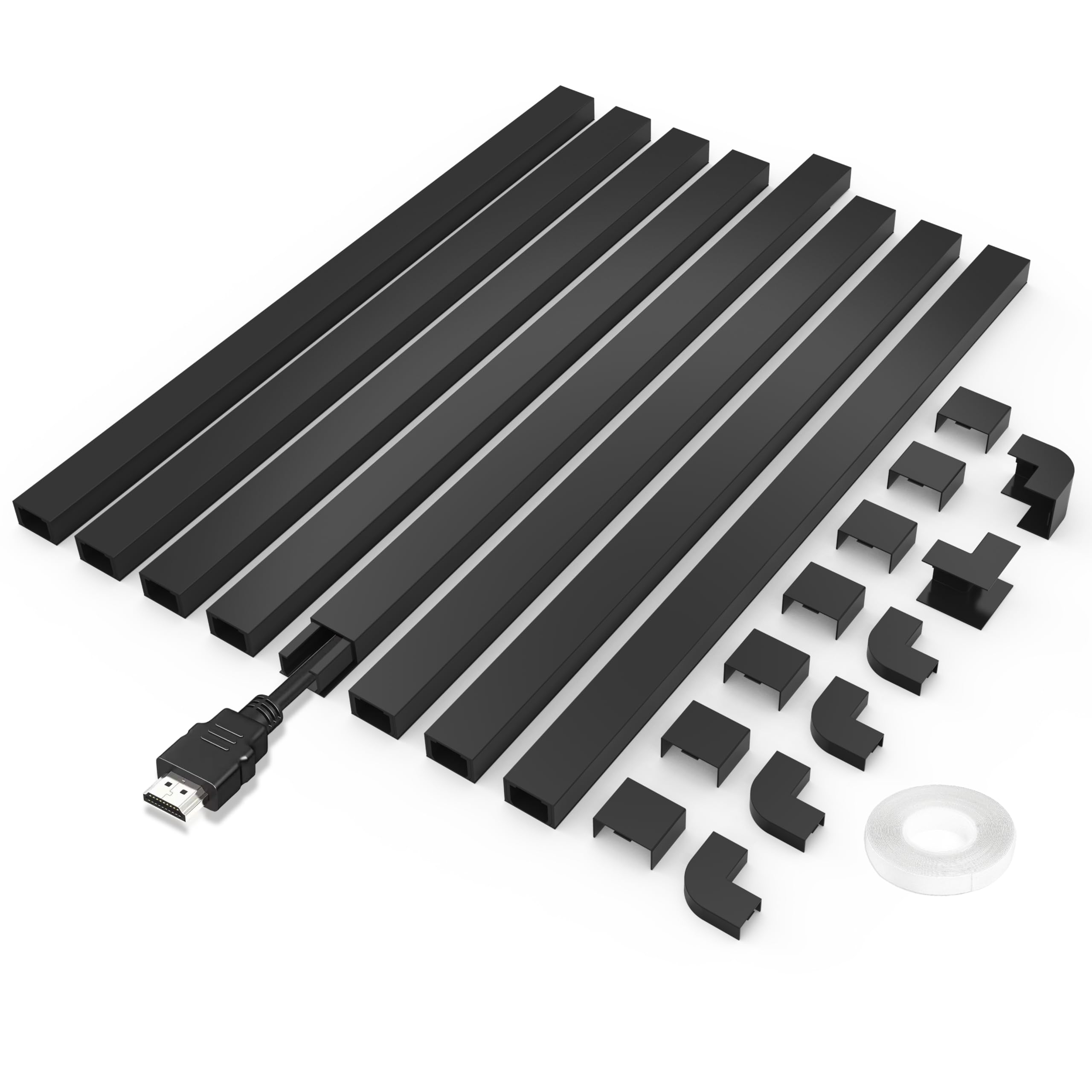 Snapklik.com : Small Cable Concealer - One-Cord Channel Cable ...