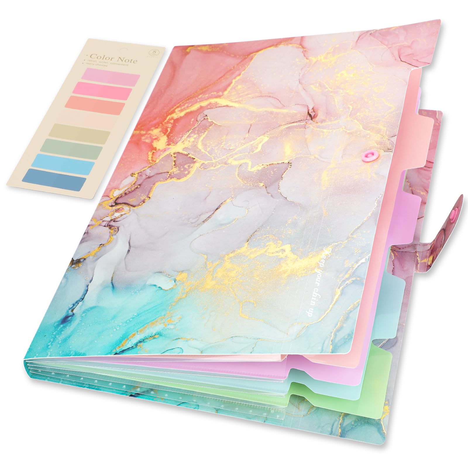 Amazon.com : Ddaowanx Expanding File Folder, Letter A4 Size Accordion ...