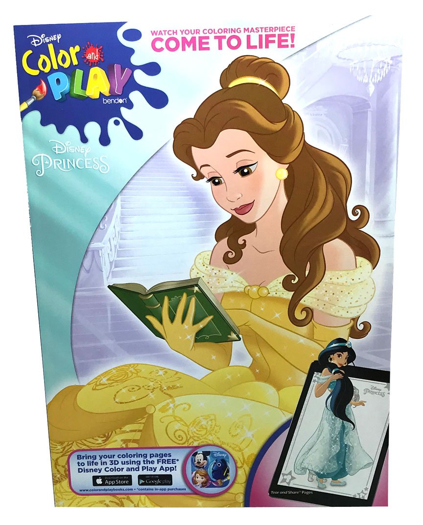 Amazon.com: Princess Disney Come to Life! Color Play Book -96p : Toys ...