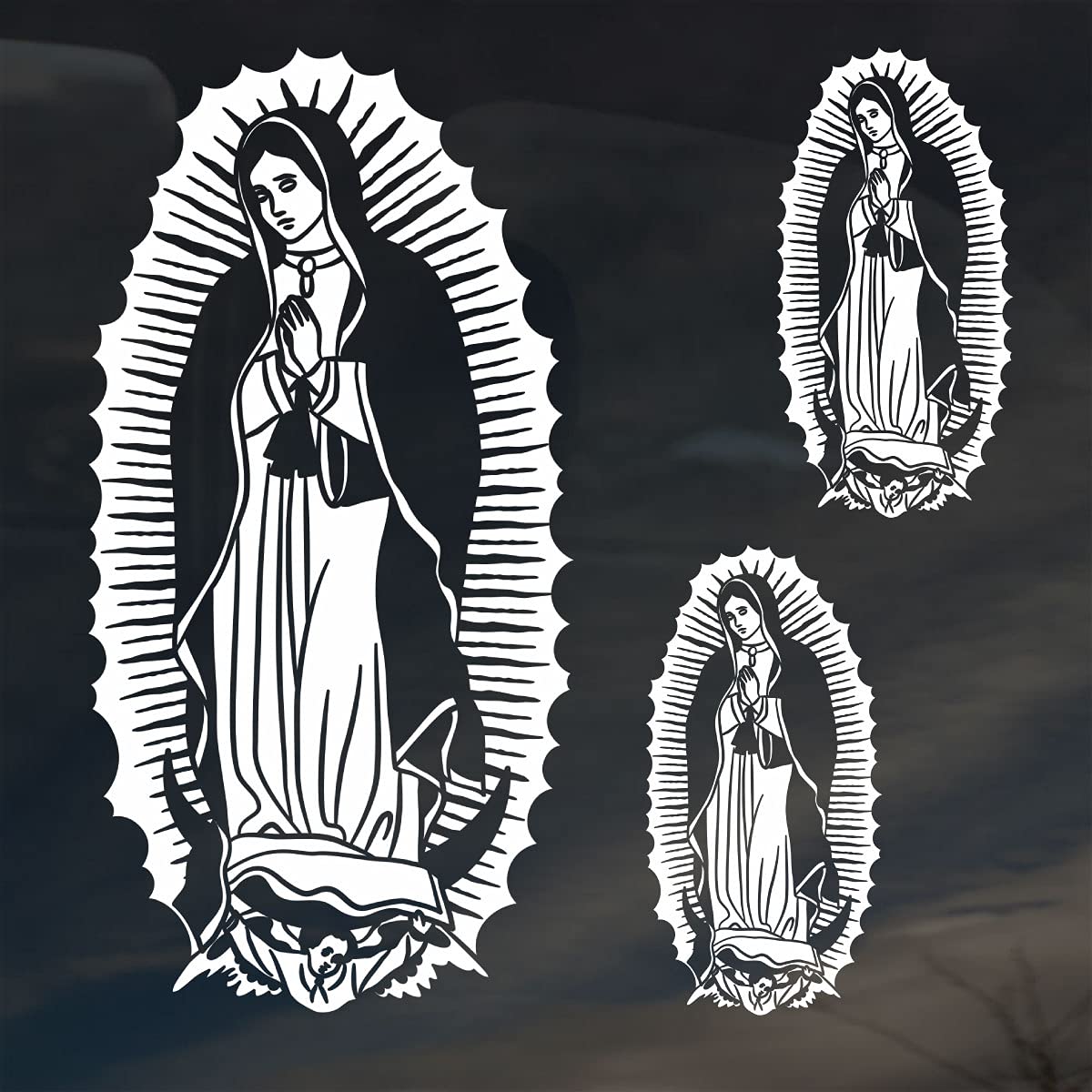 Buy Decalcomania LLC Our Lady of Guadalupe Stickers for Car Truck ...