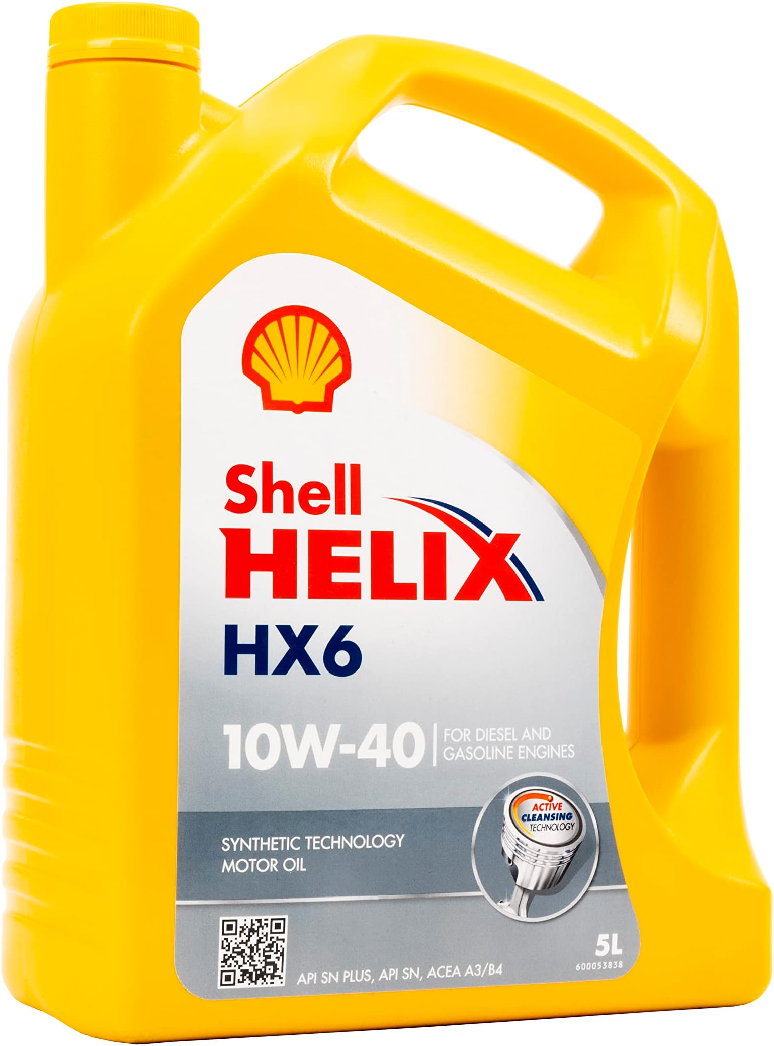 Shell Olio lubrificante per motori Helix HX6 10W-40 5 litri : Amazon.it ...