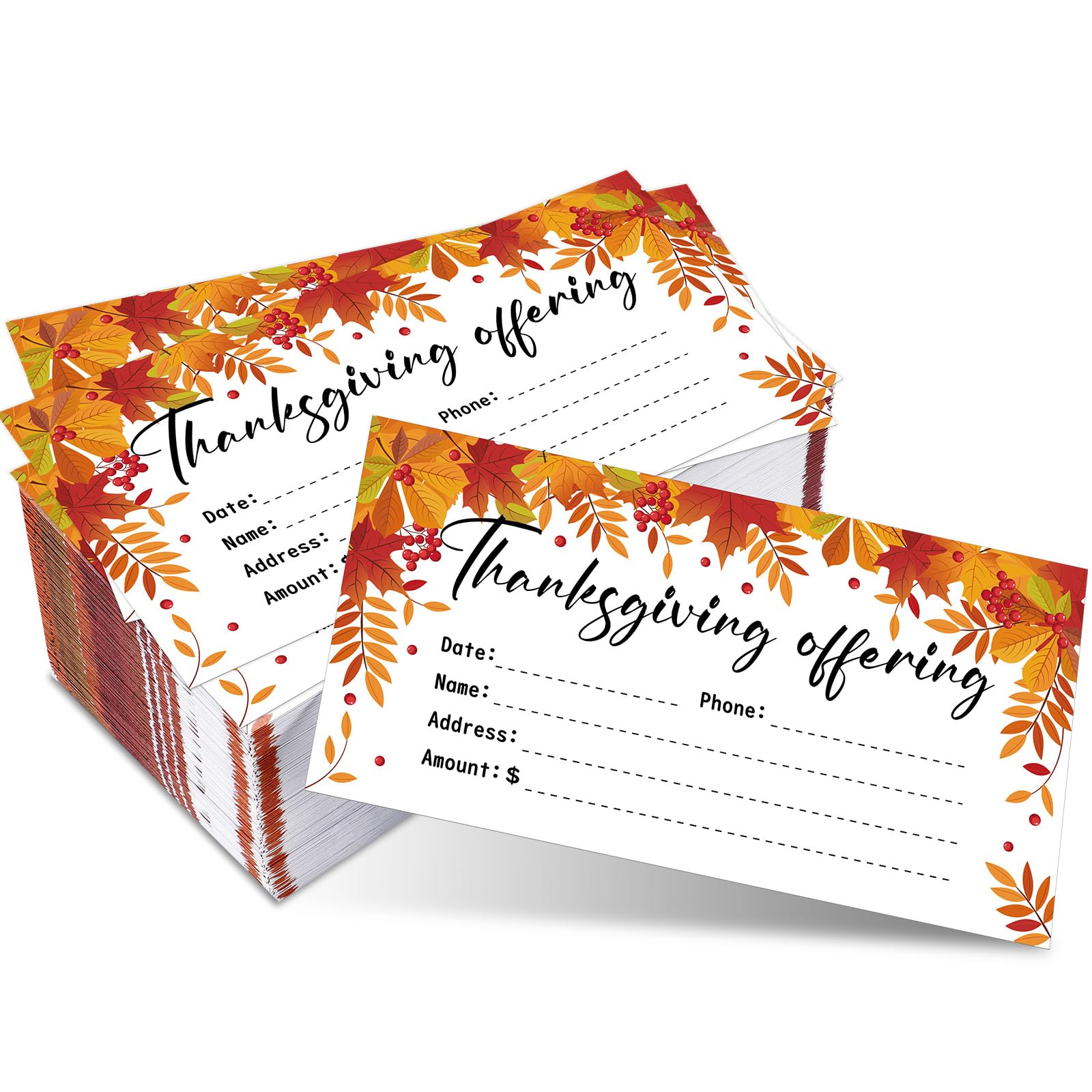 Snapklik.com : 300 Pcs Thanksgiving Church Offering Envelopes Church ...