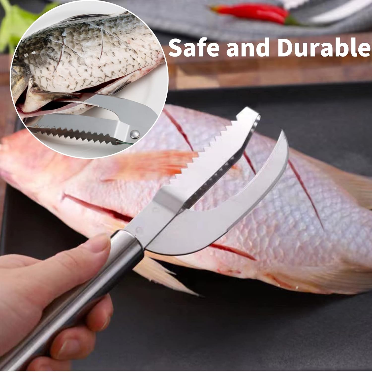 In 1 Fish Maw Knife Cut/Scrape/Dig Multifunction Fish Scale Knife ...
